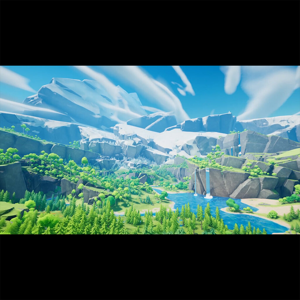 ArtStation - Genshin style nature