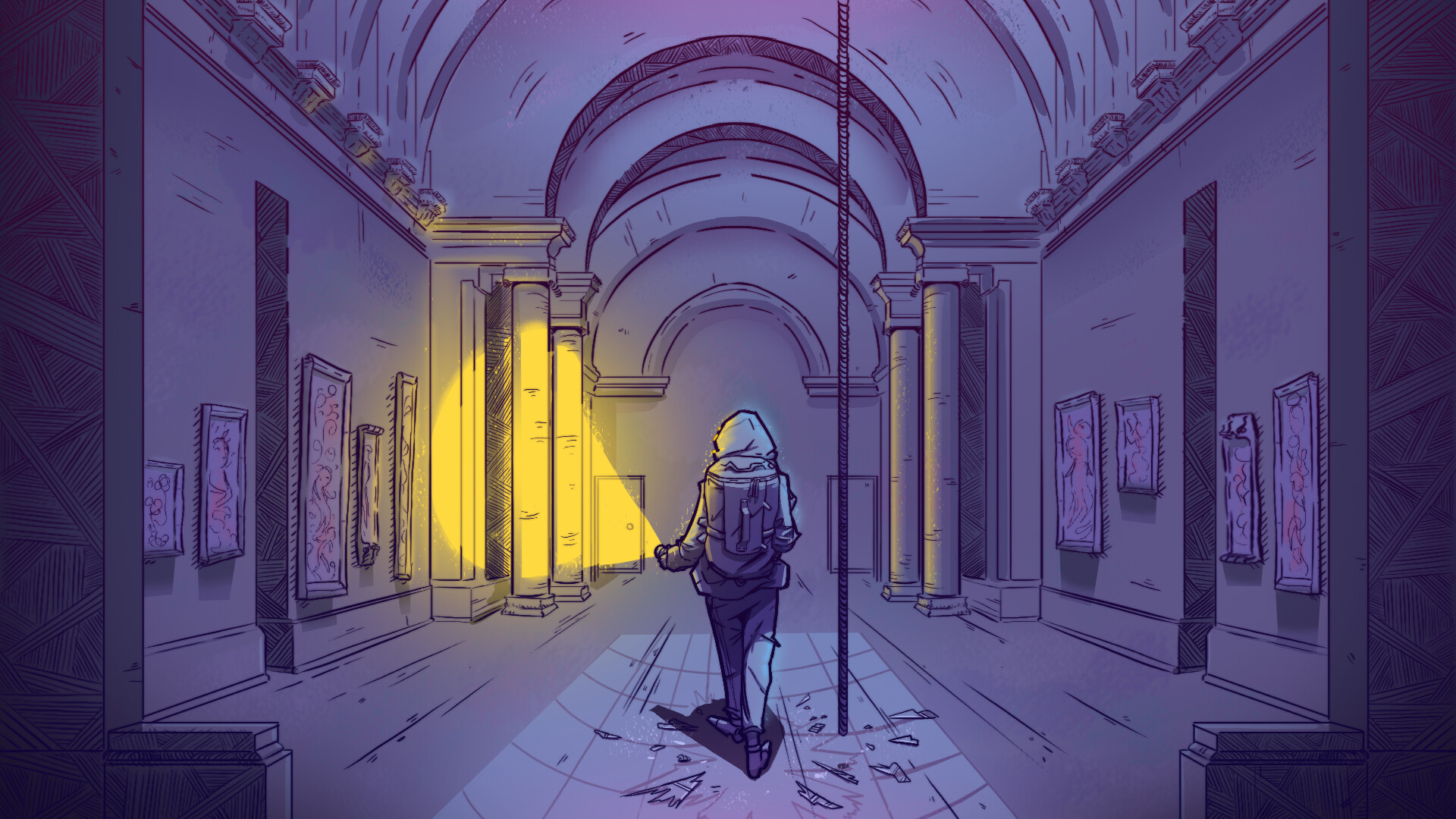 ArtStation - The Louvre robbery