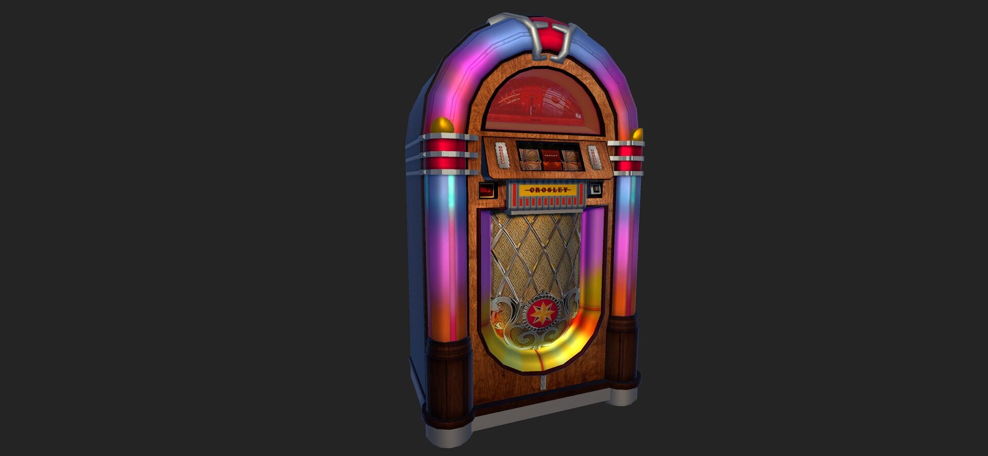 ArtStation - Jukebox (Low poly)
