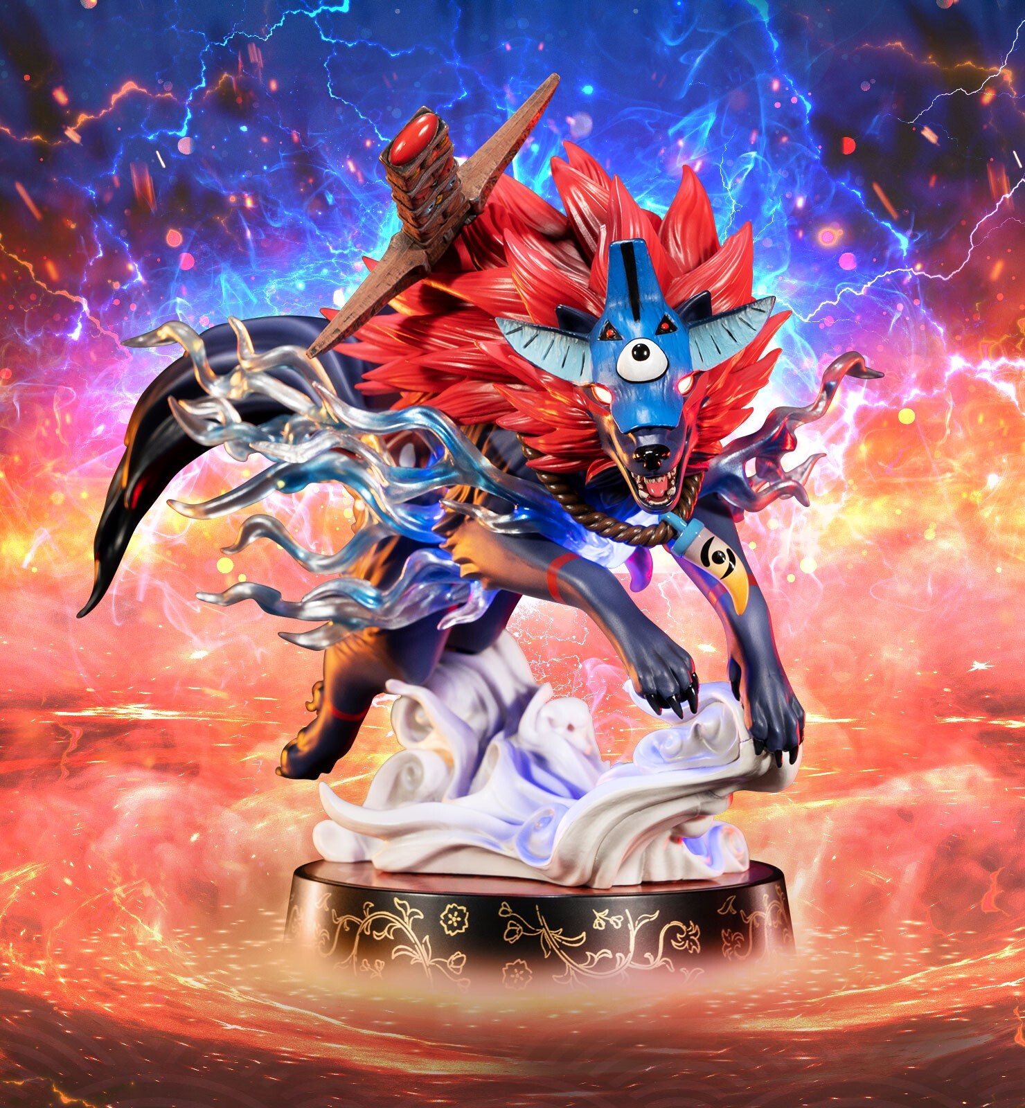 ArtStation - Oki Wolf from Okami - First4Figures