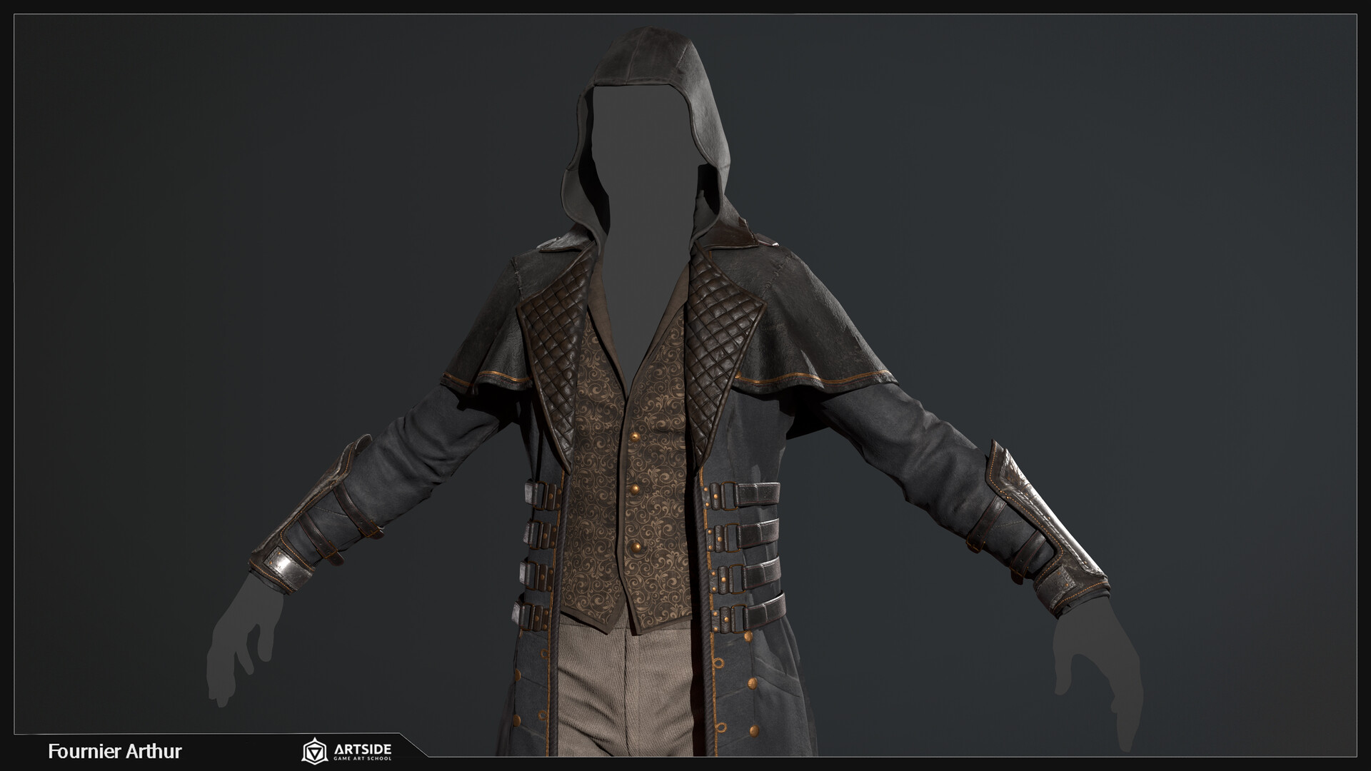 ArtStation - Cloth Course - Fan Art Assassin's Creed X The Order 1886