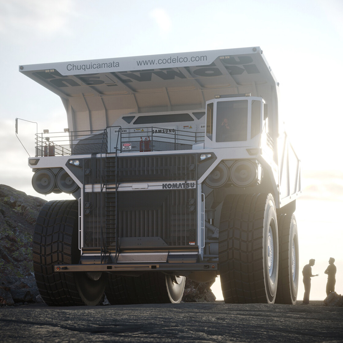 ArtStation - Mine truck concept