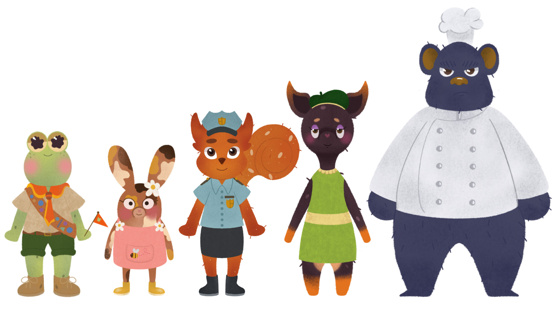 ArtStation - Forest Friends Character Lineup
