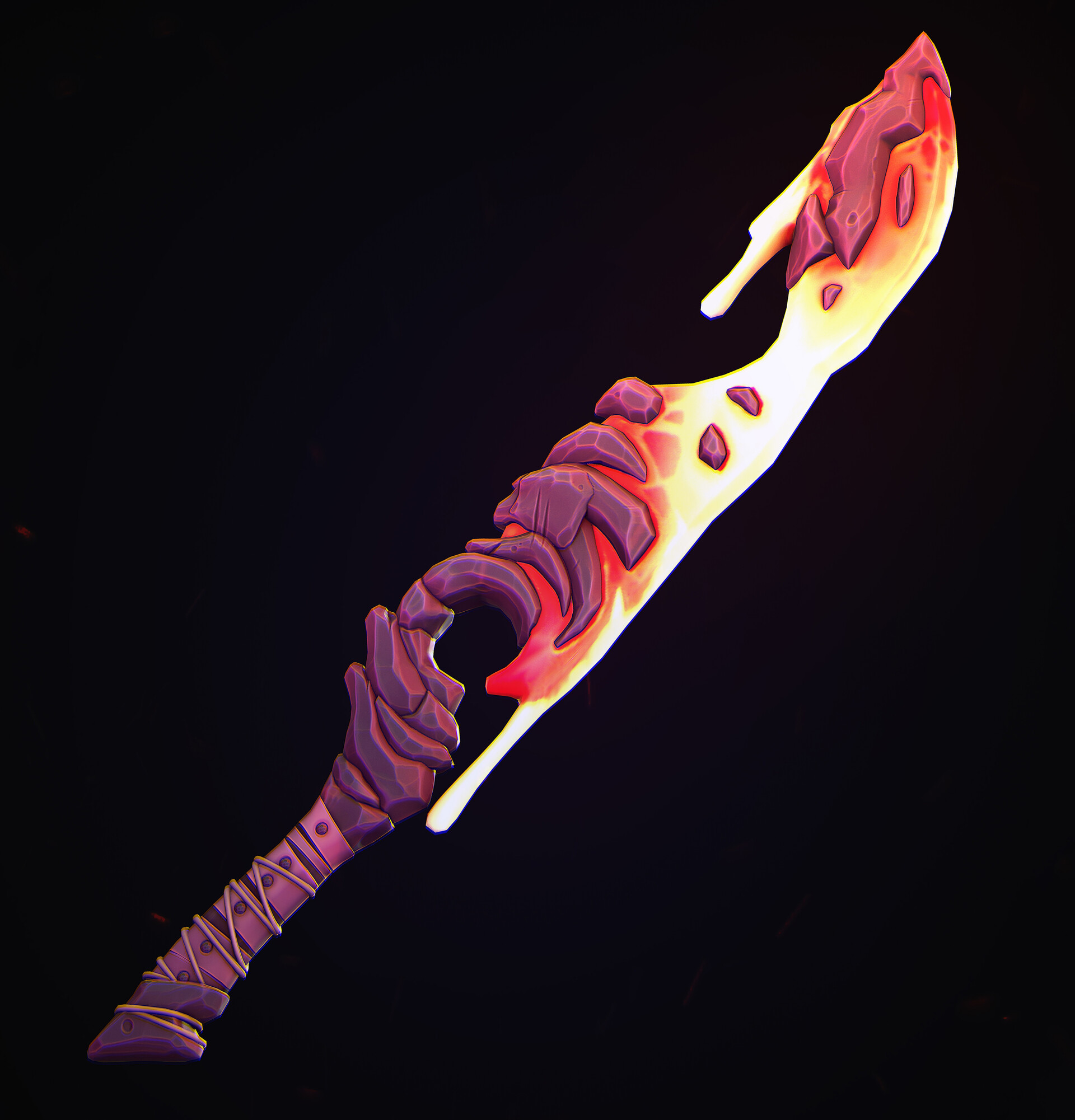 ArtStation - Lava Sword