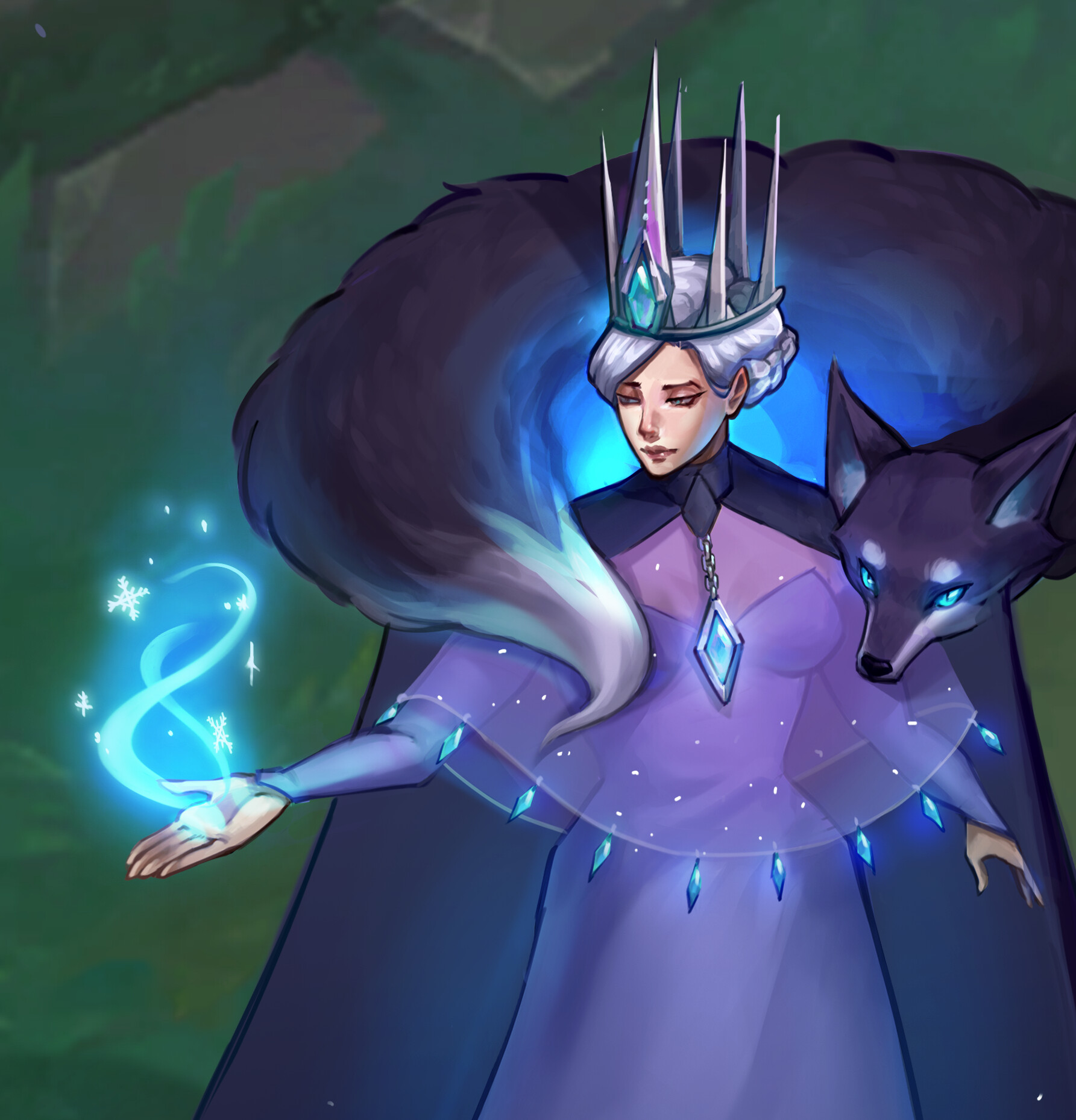 ArtStation - Snow Queen Character Design