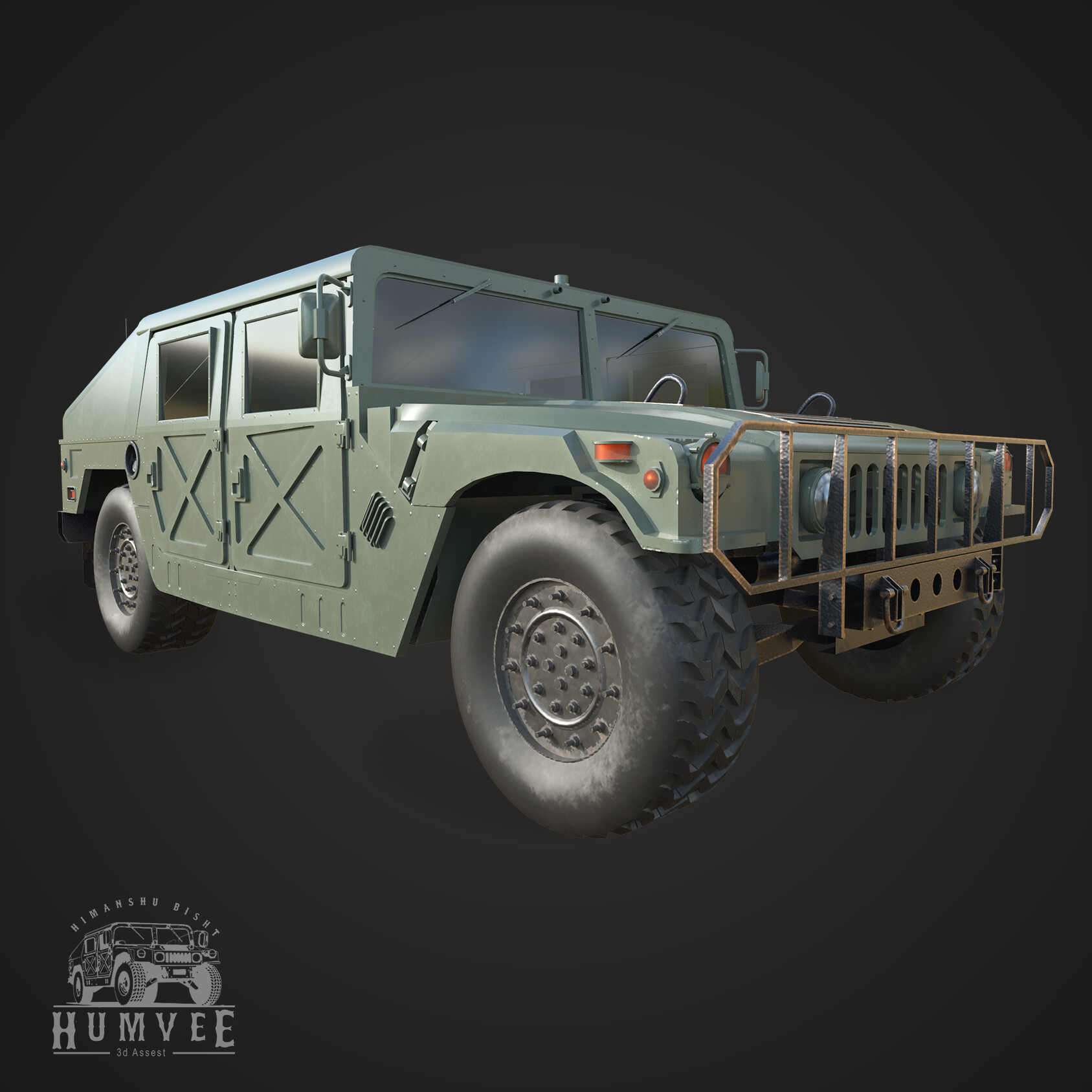ArtStation - Military Humvee