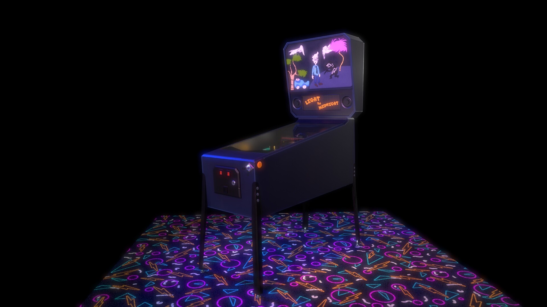 ArtStation - Retro Pinball Machine