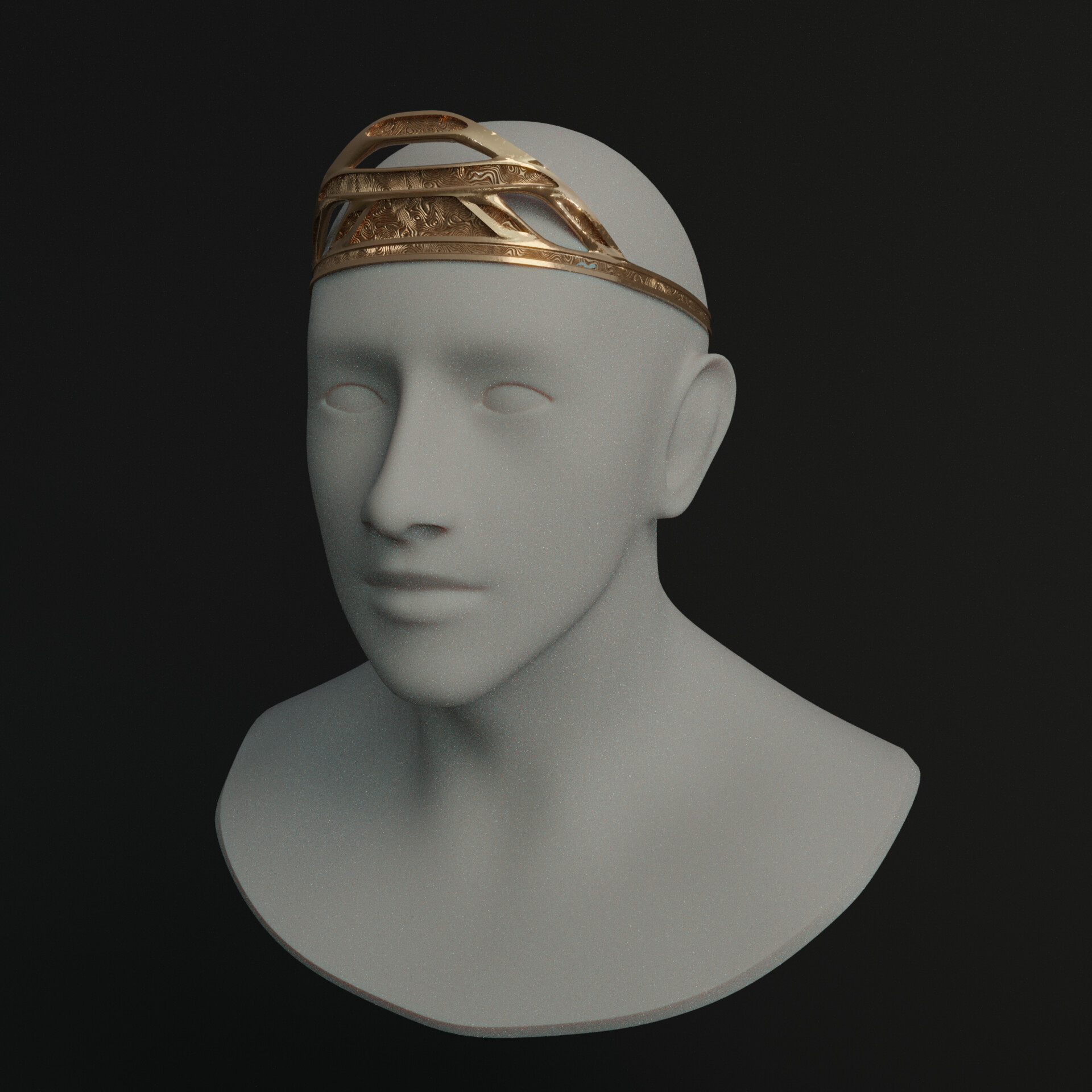ArtStation - Golden Head Pieces