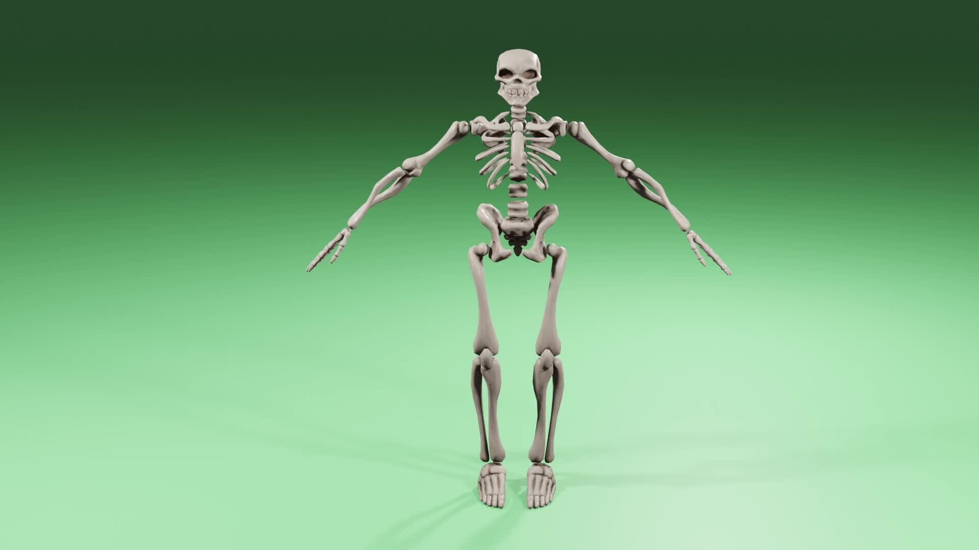 ArtStation - Stylized Skeleton (Game Character)