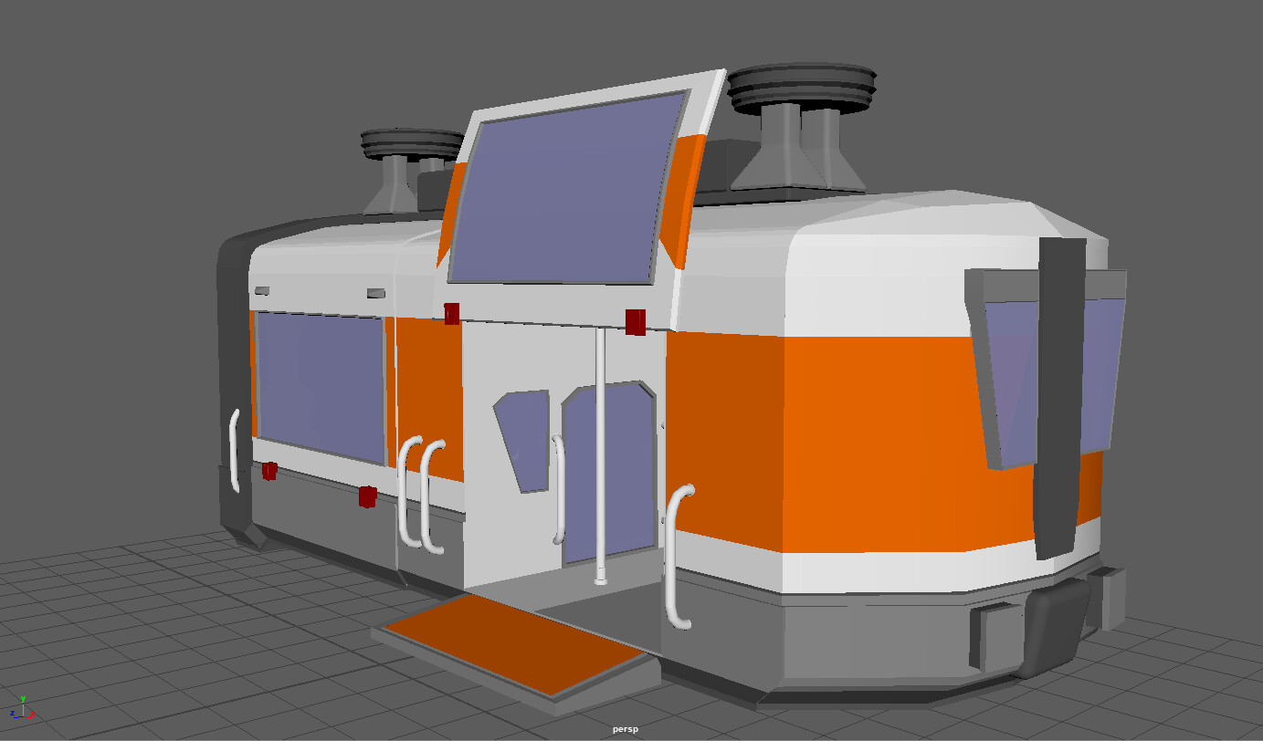 ArtStation - Metro model with materials