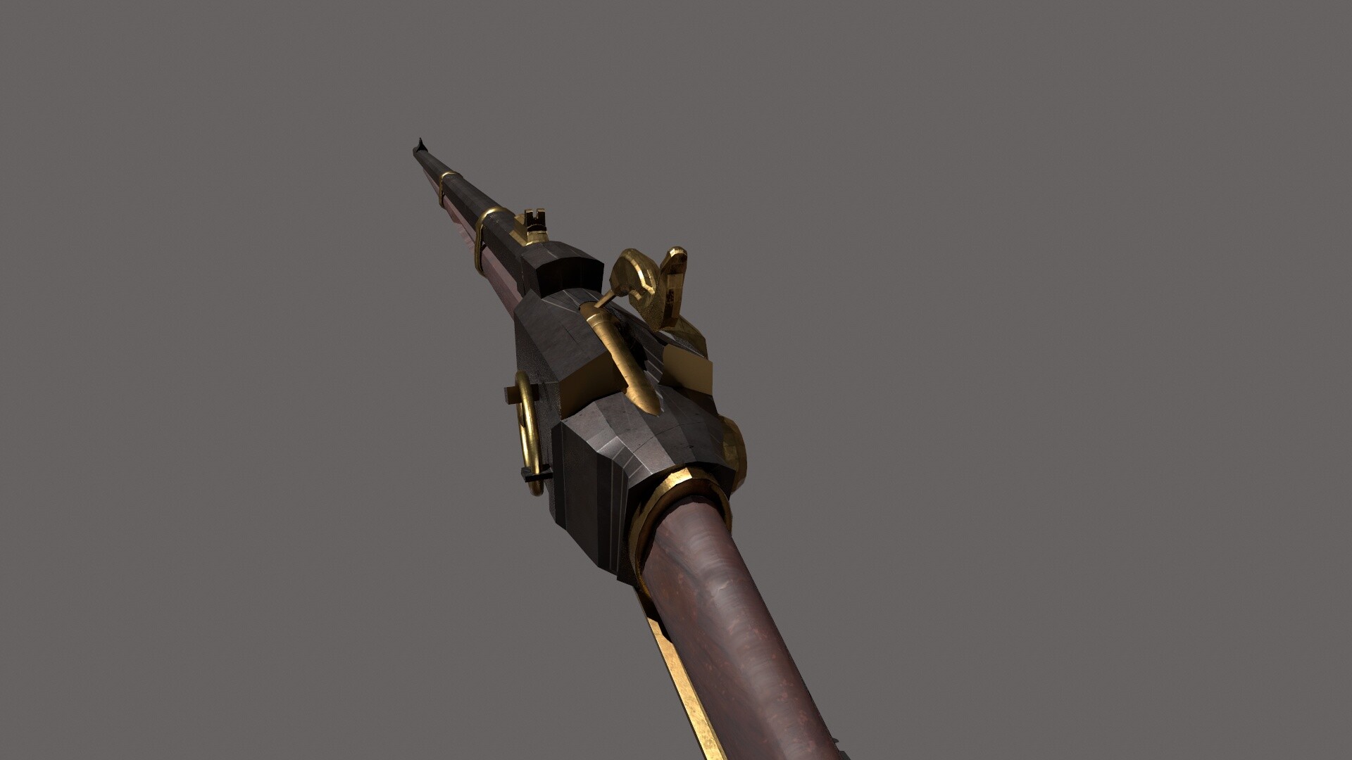 ArtStation - Steampunk Rifle 4