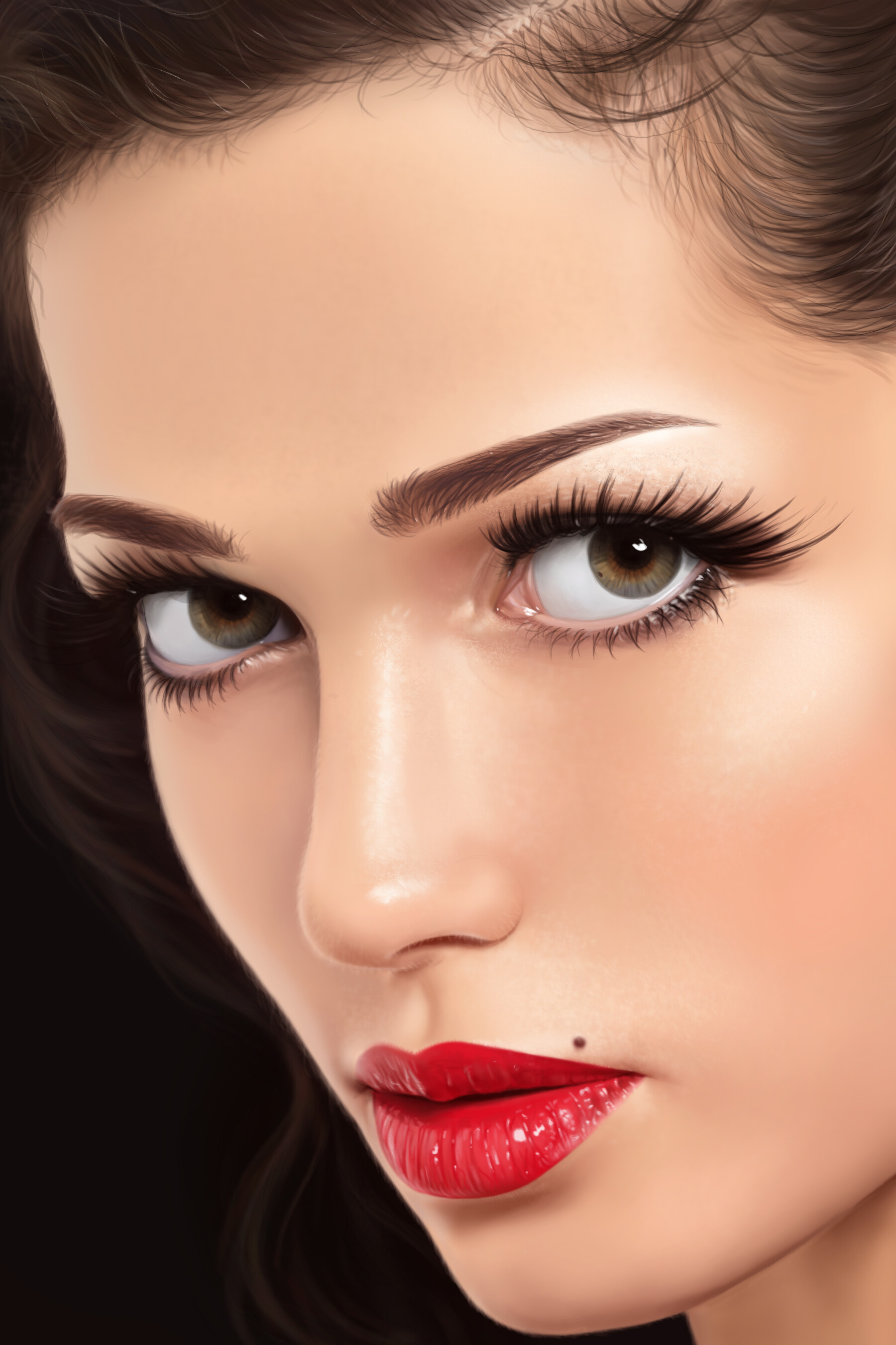 ArtStation - Face Digital painting