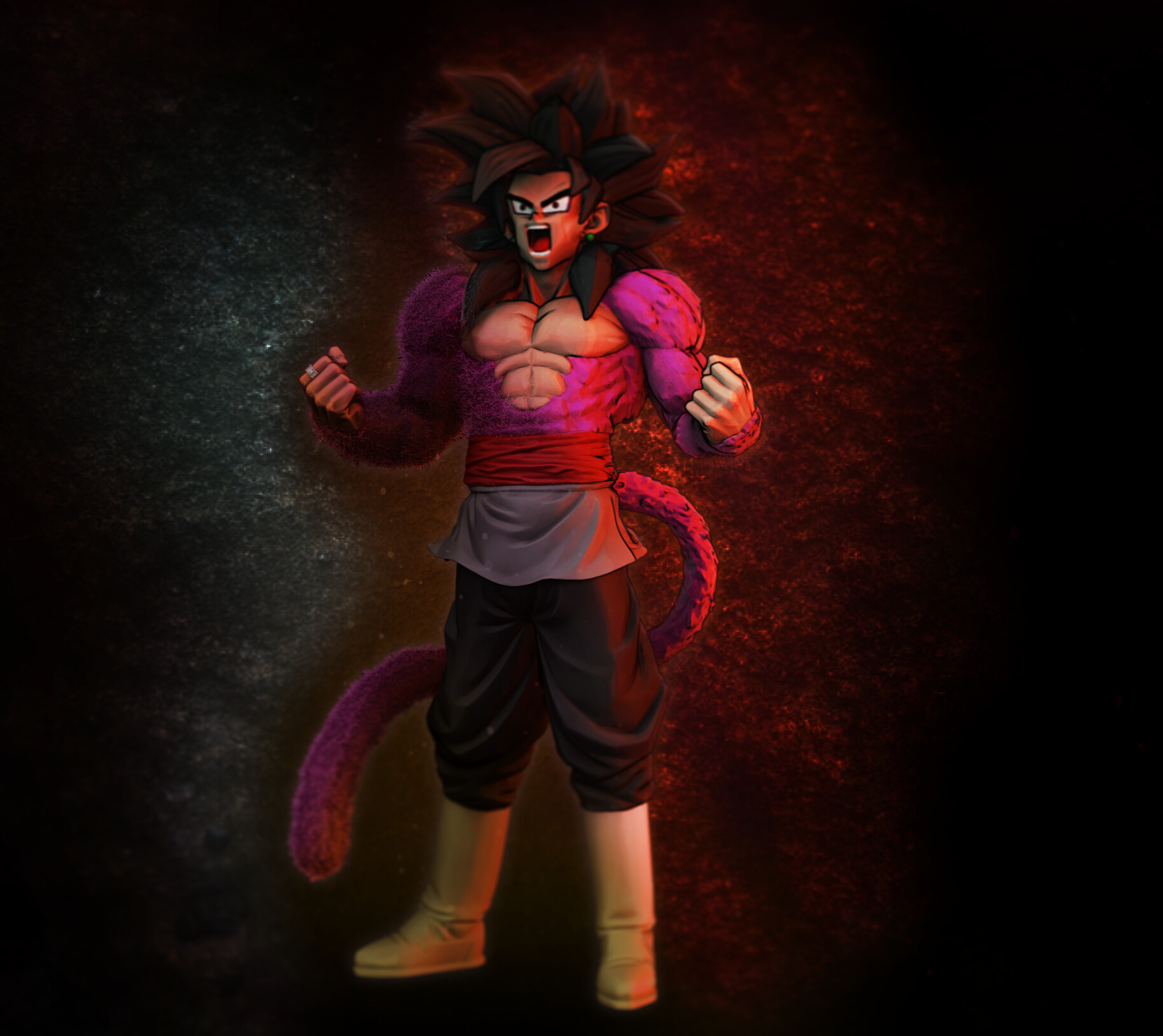 ArtStation - SSj4 Rose fanart (DBS)
