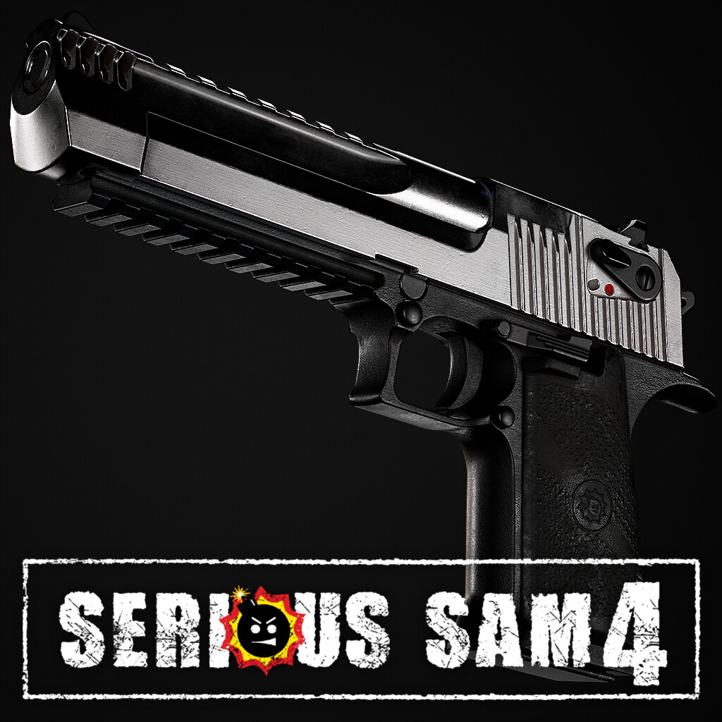 ArtStation - Serious Sam 4 - SOP38 Pistol