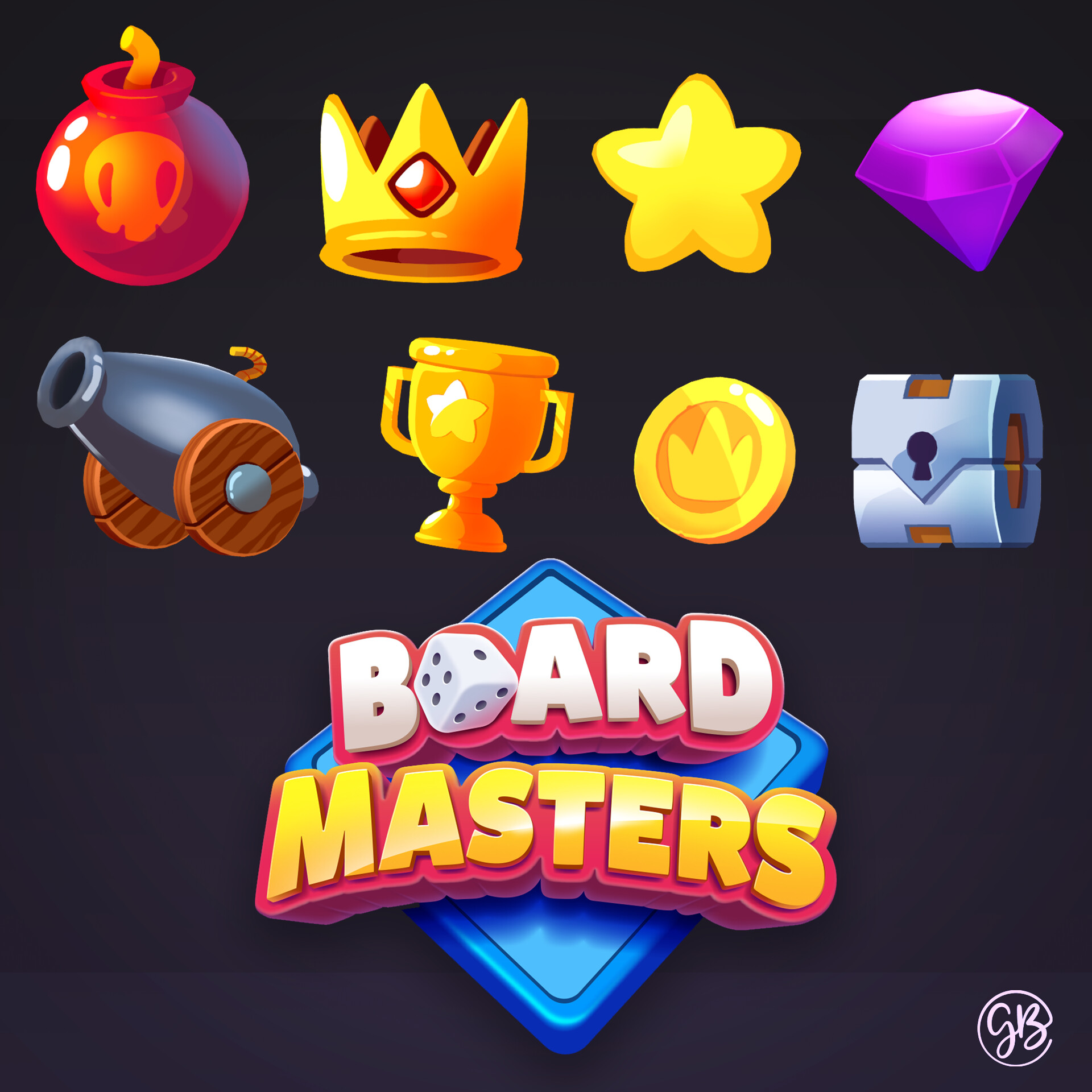 ArtStation - Gamepop Game Props - Board Masters
