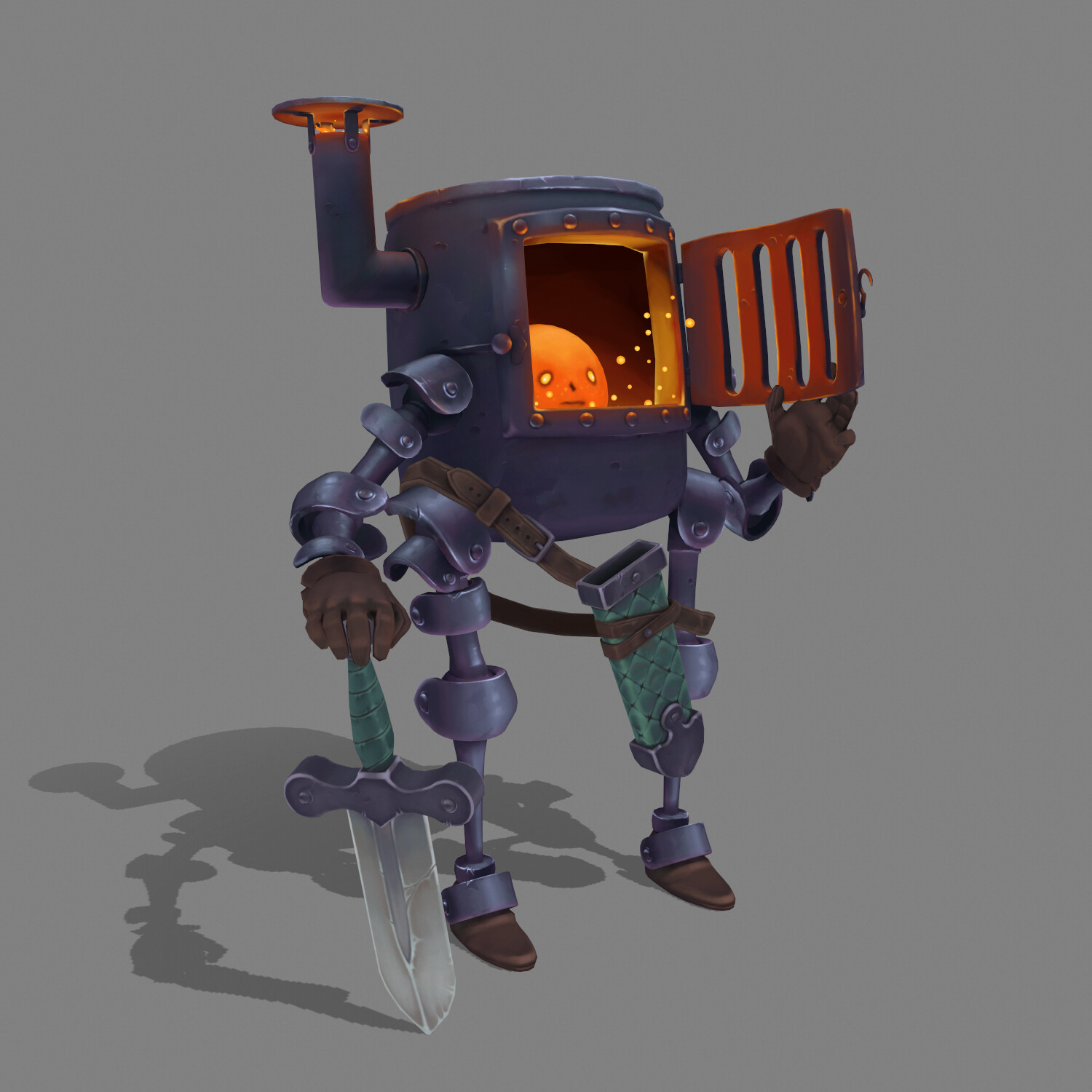 ArtStation - Furnace Knight