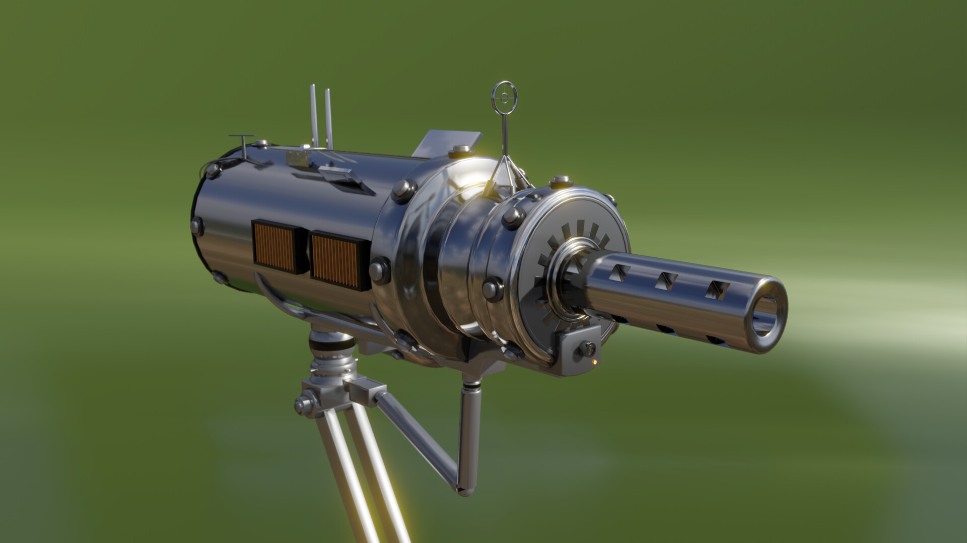 ArtStation - Mini Turret Gun