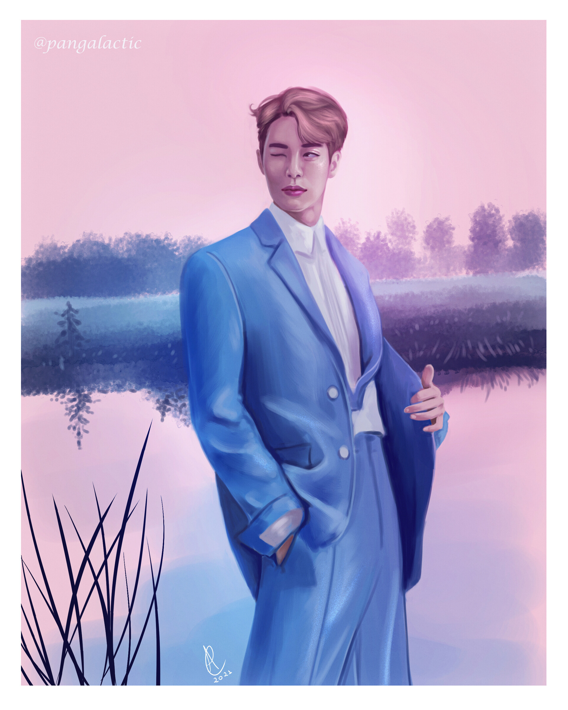 ArtStation - Jackson Wang anniversary fanart