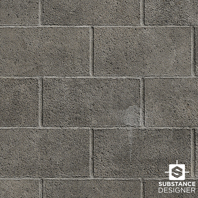 ArtStation - Cinder Block Wall