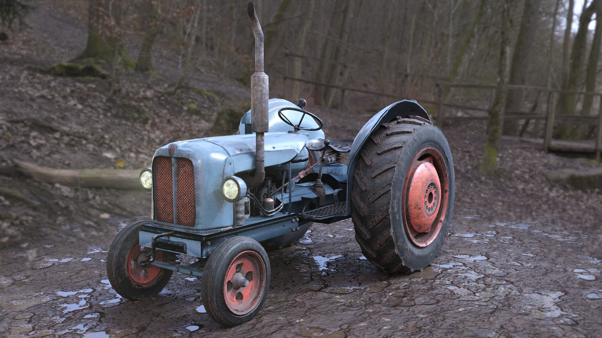 ArtStation - 1950 Fordson Major