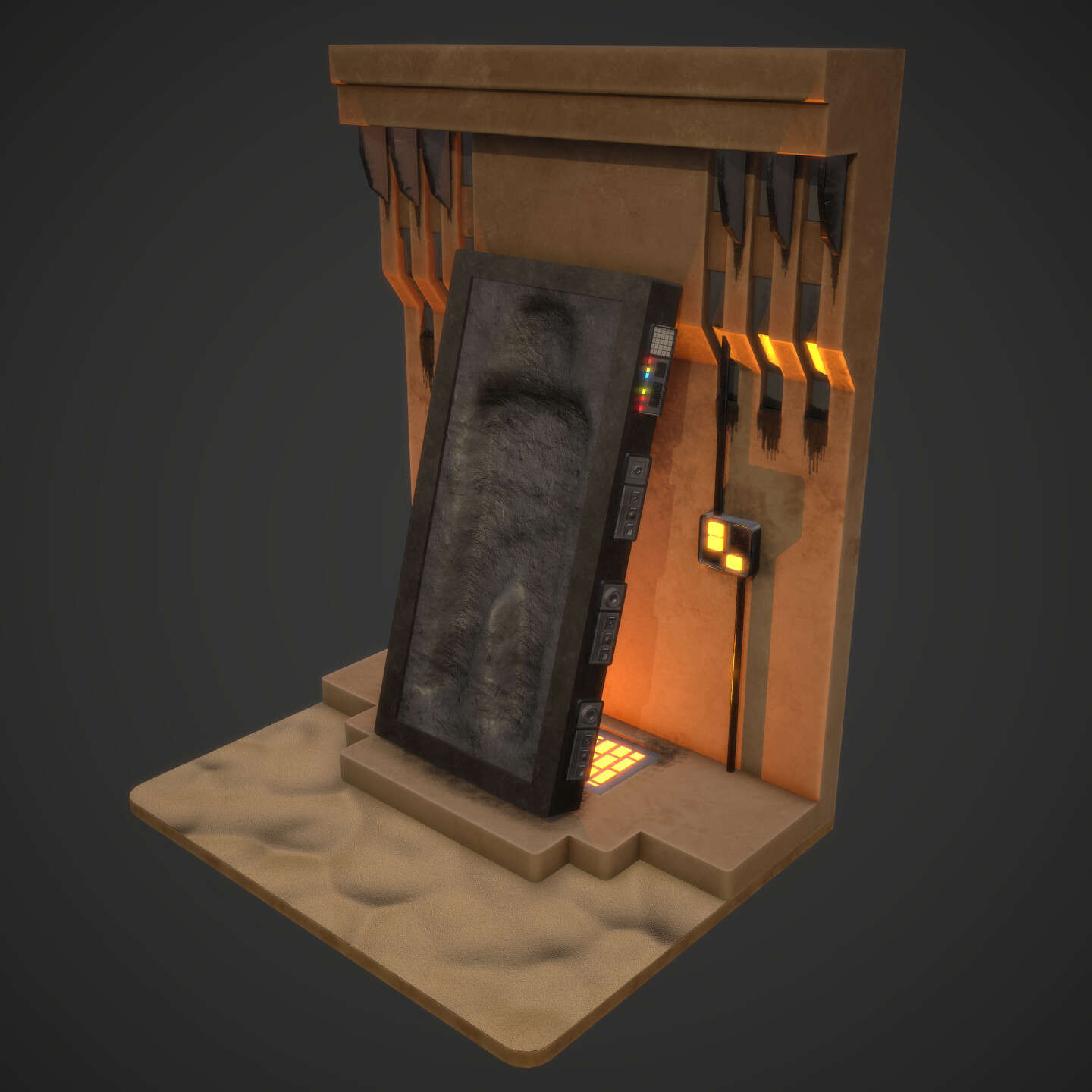 ArtStation - Carbonite Scene (at Jabba's Palace)