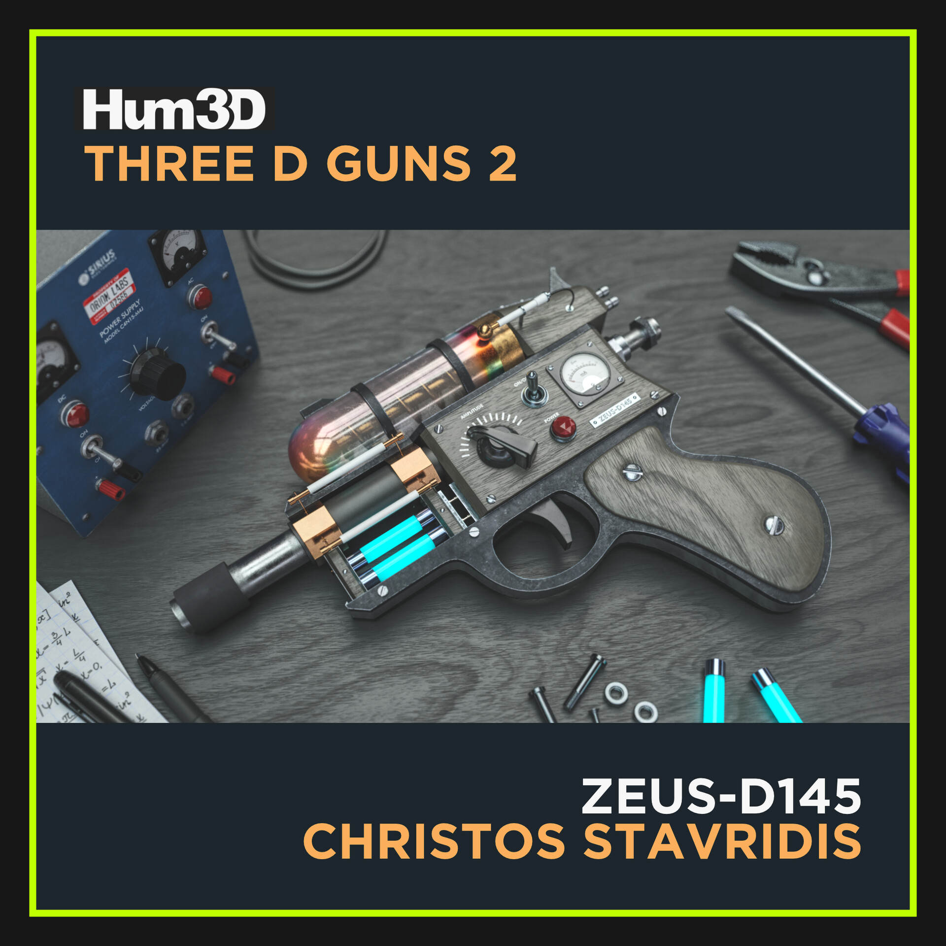 ArtStation - ZEUS-D145 Pistol