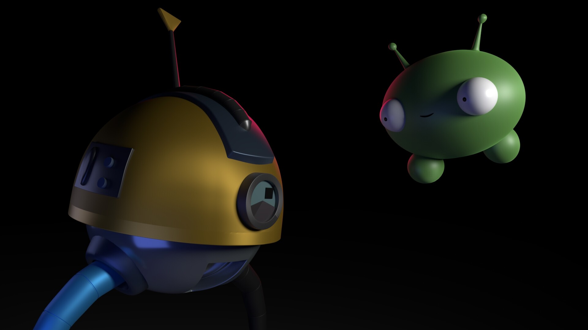 ArtStation - Final Space Fan art - Kvn and Mooncake