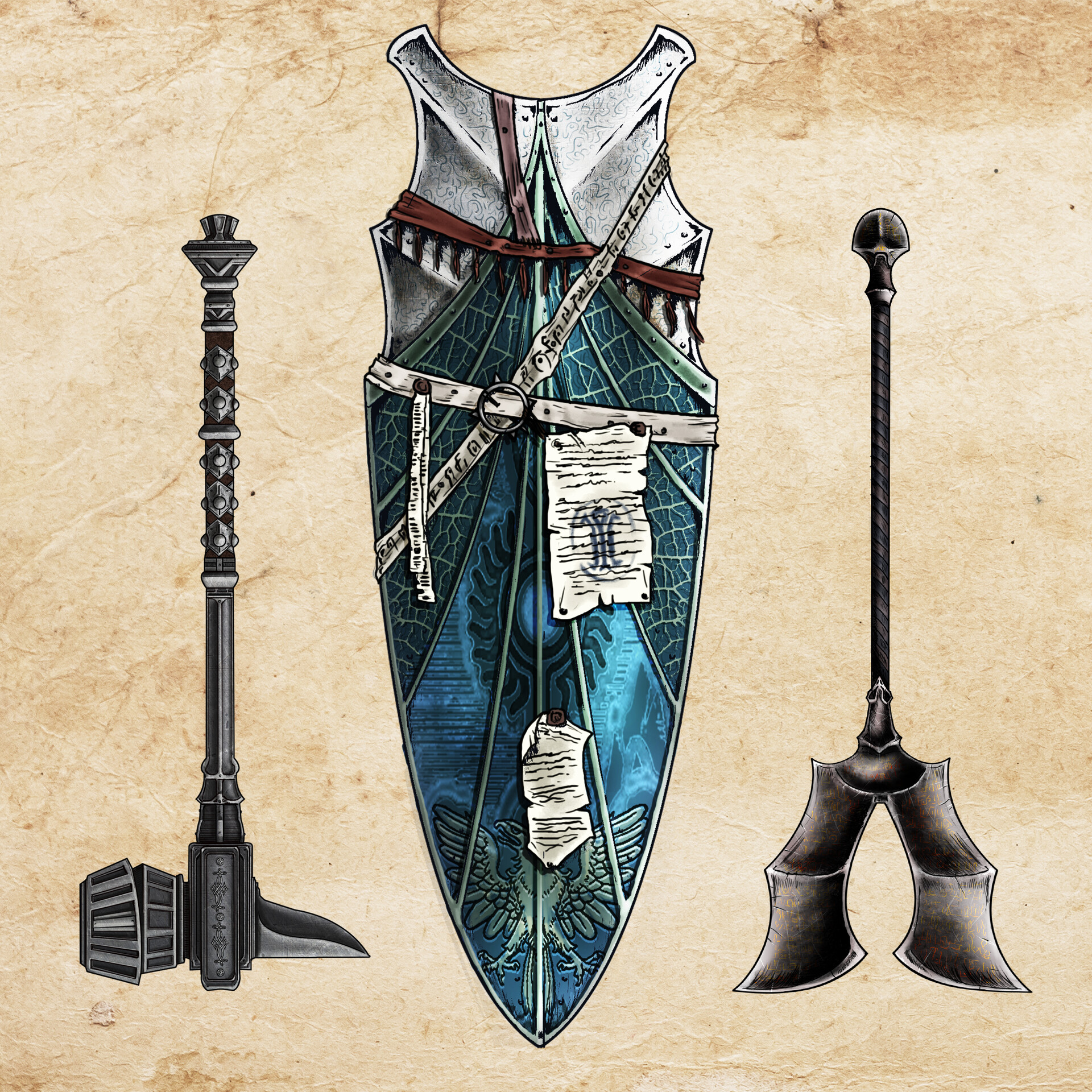 ArtStation - Skywind Concept Art - Shields