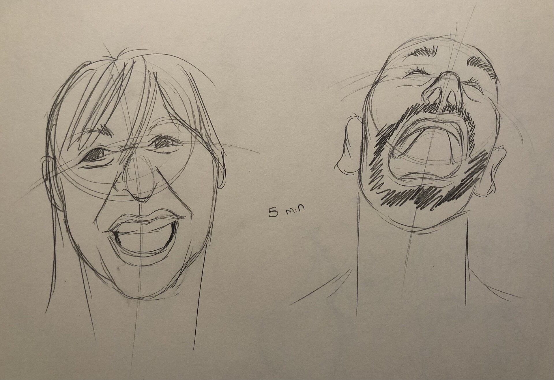 ArtStation - Figure Drawings 2020 - Expression