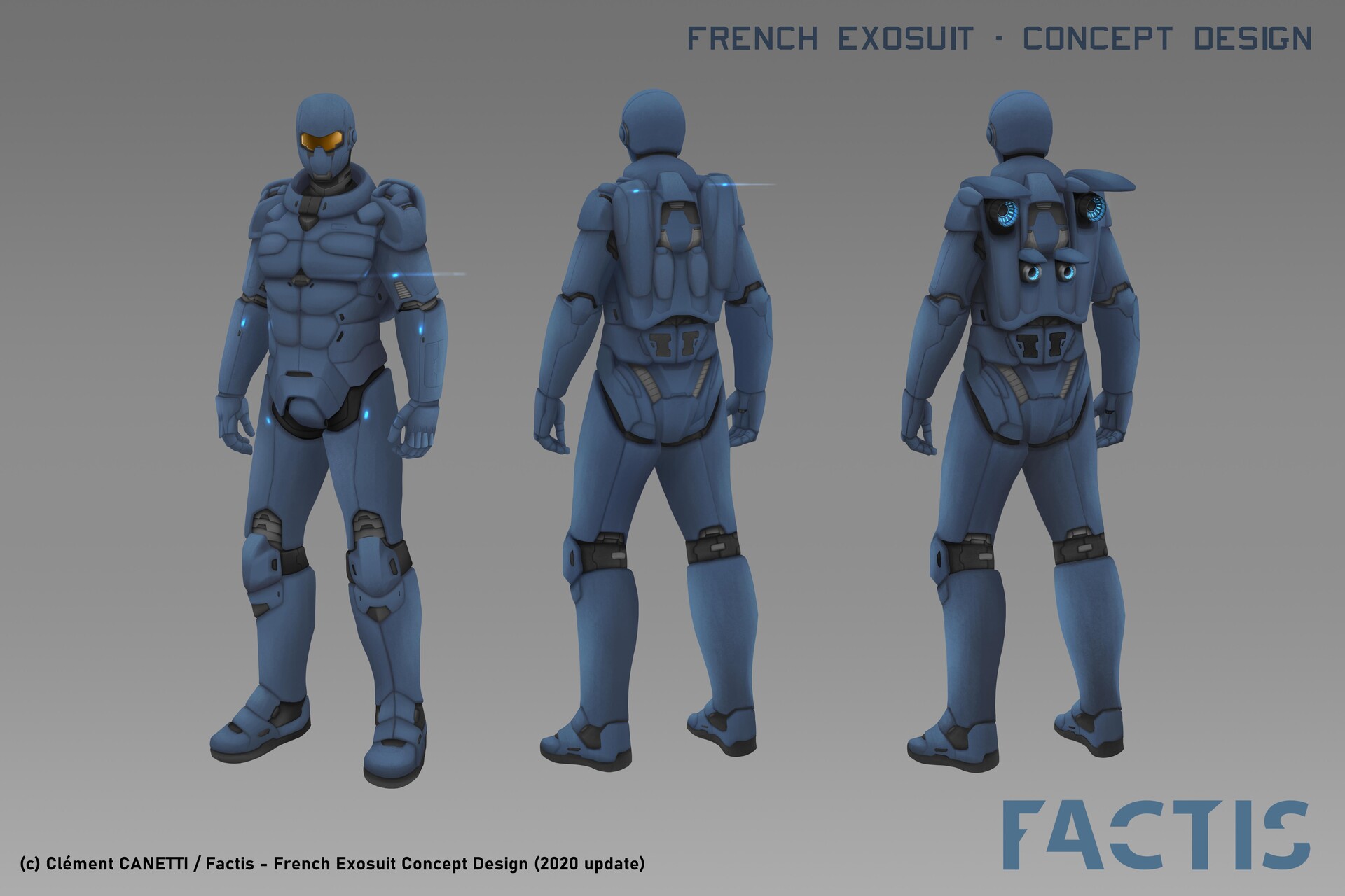 ArtStation - French Exosuit Concept design