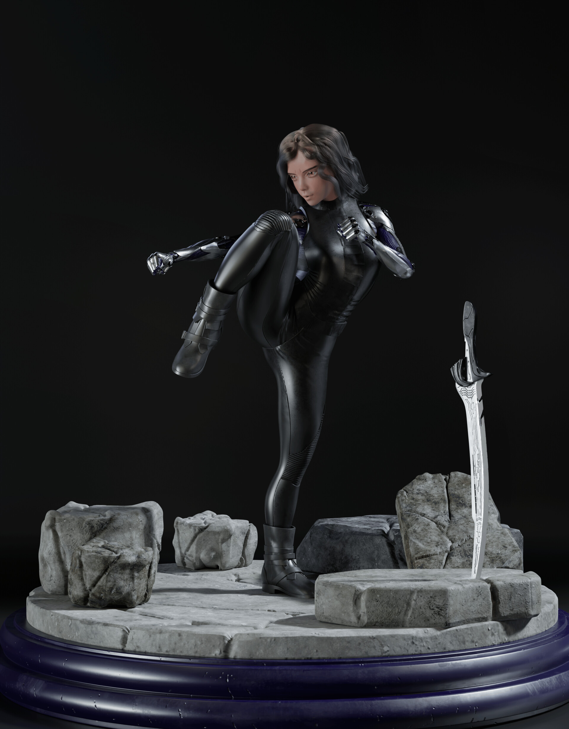 ArtStation - modeling and render Alita