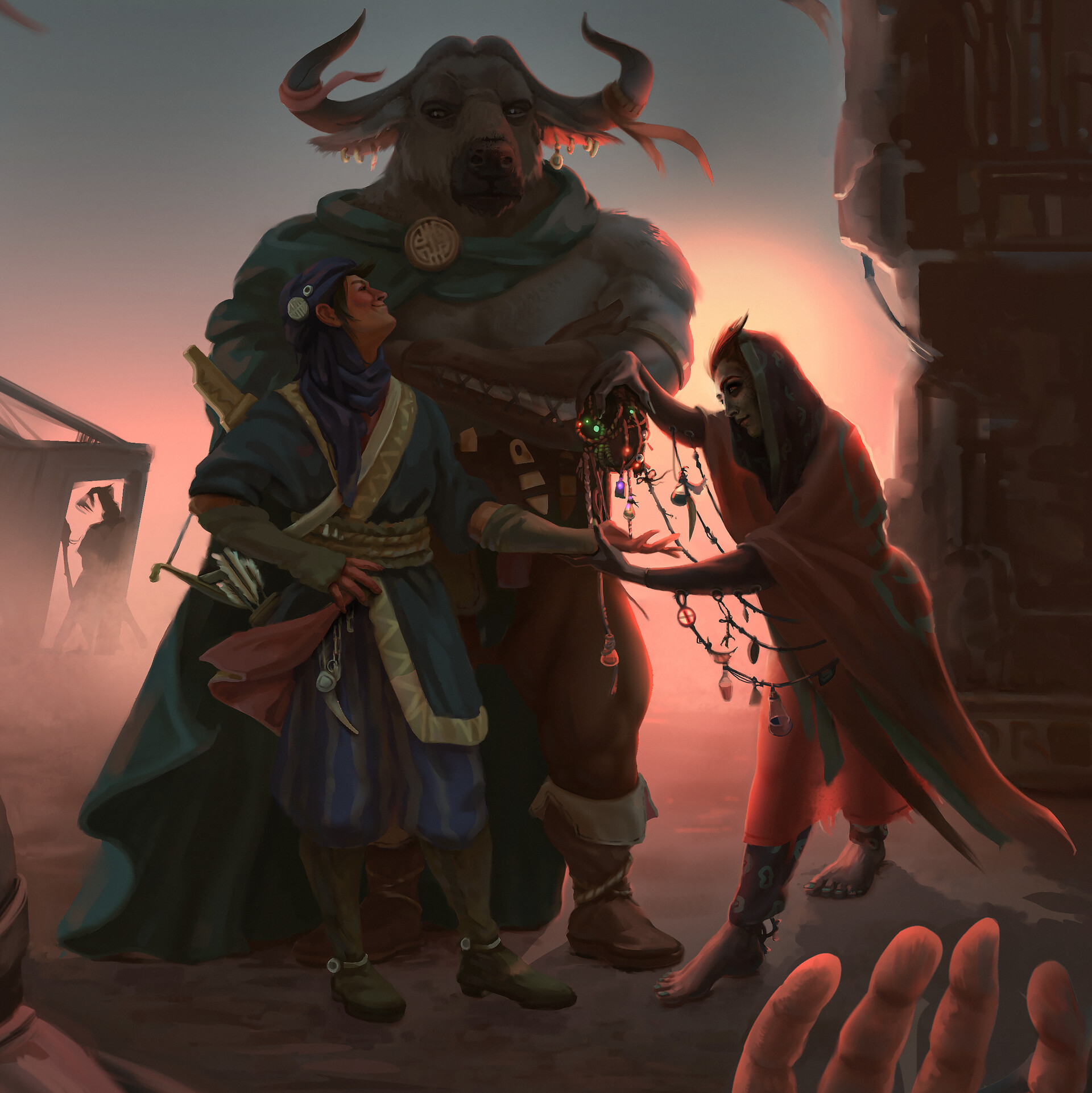 ArtStation - Illustration for the board role-playing game "Enoa"