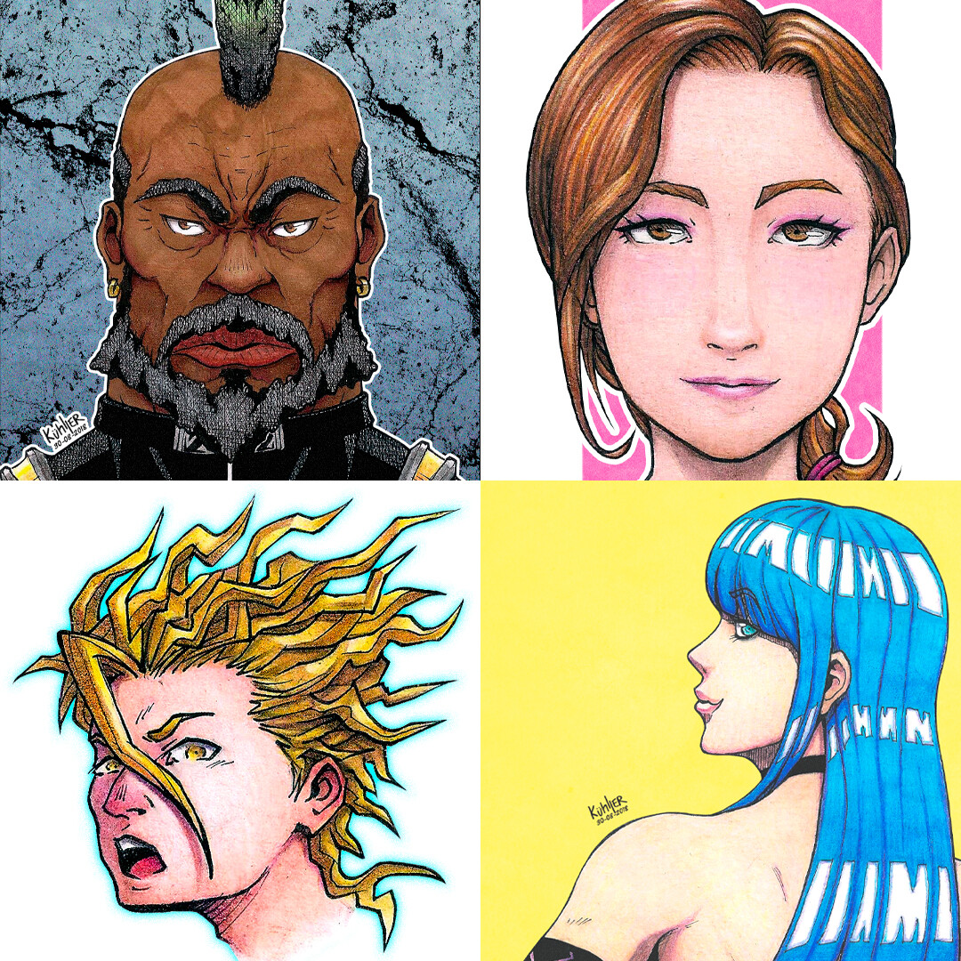 ArtStation - Traditional Coloring Practices (2018-2019)