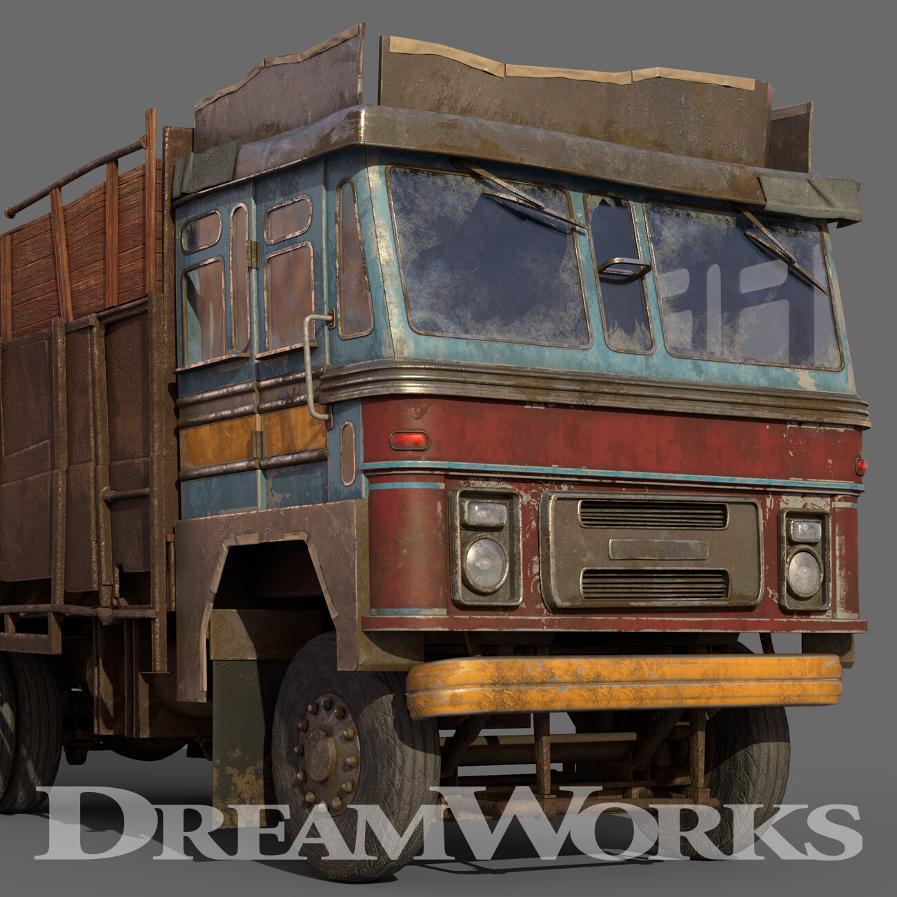 ArtStation - DreamWorks Monkeys of Mumbai Truck