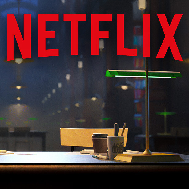 ArtStation - New international campaign for Netflix US "Le Fil Rouge