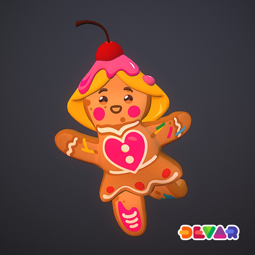 ArtStation - Gingerbread man
