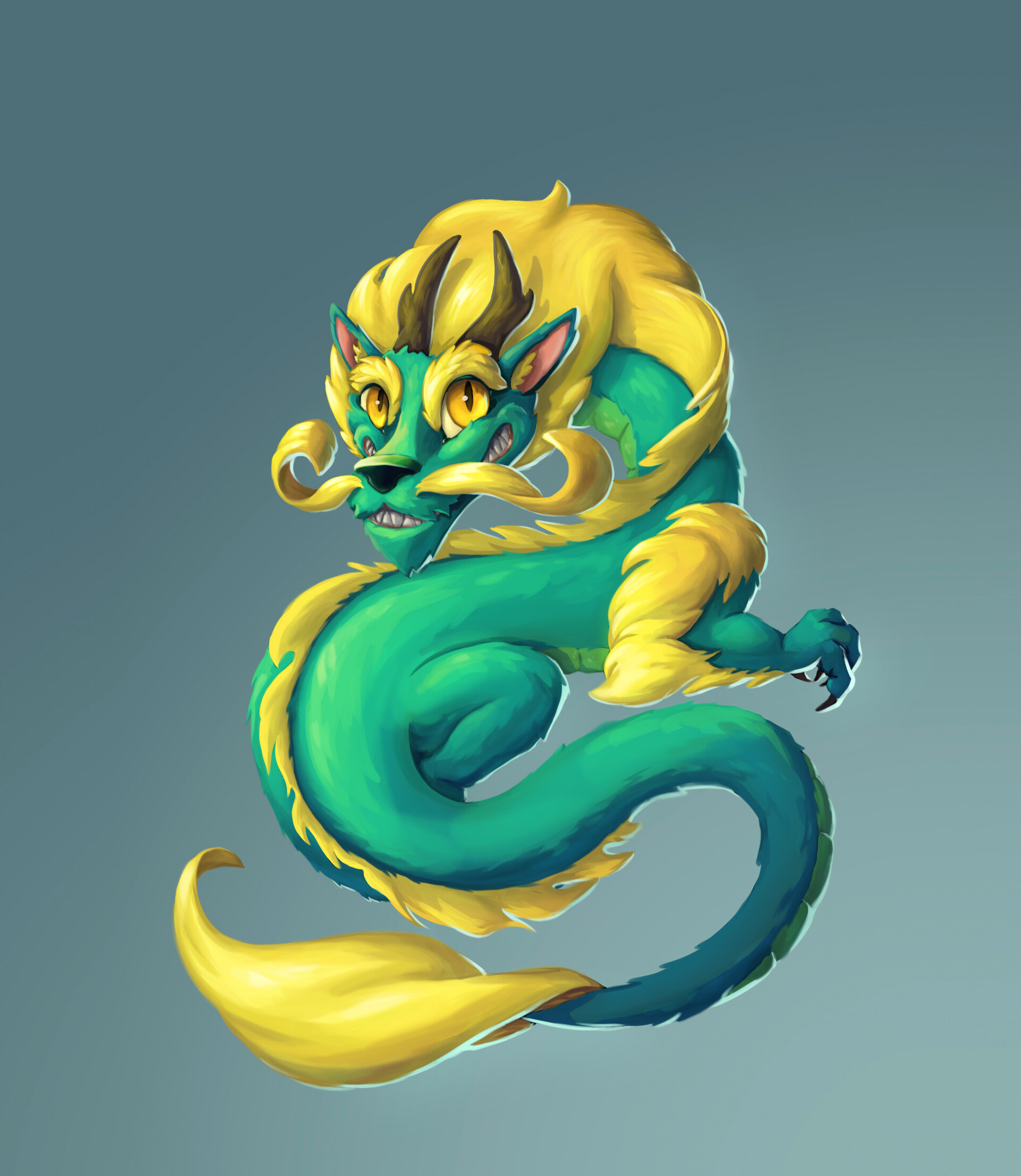 ArtStation - The emerald dragon