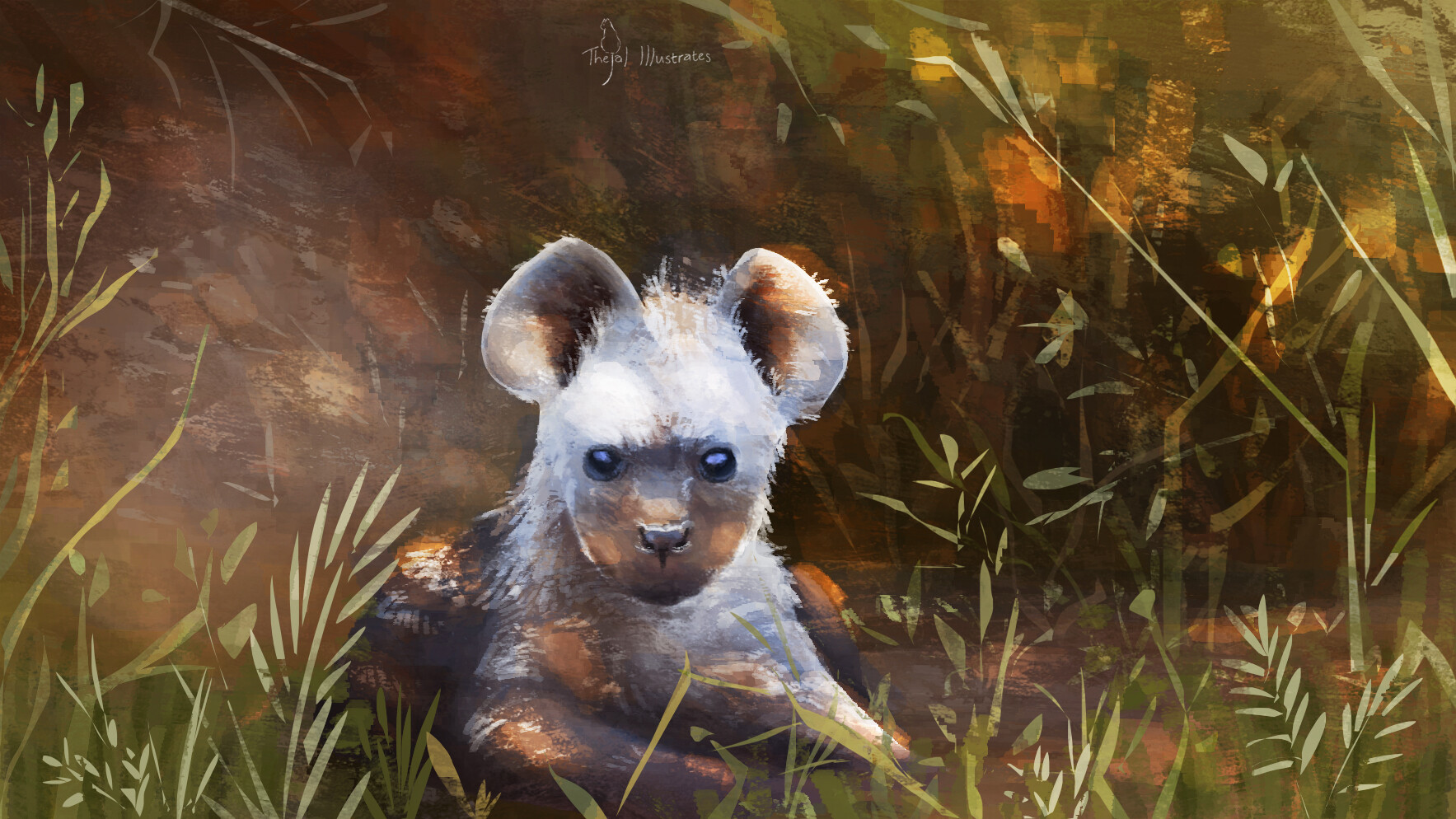ArtStation - Hyena in the Bush - Lighting Study