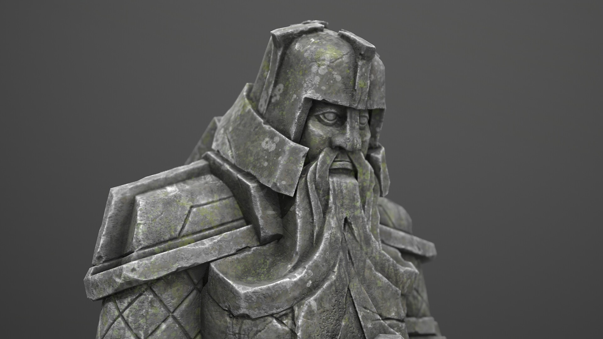 ArtStation - Dwarf Statue