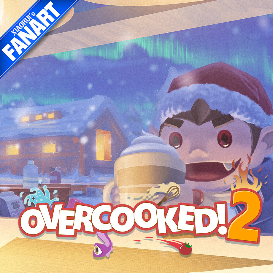 ArtStation - 'Overcooked 2' - Fan Art