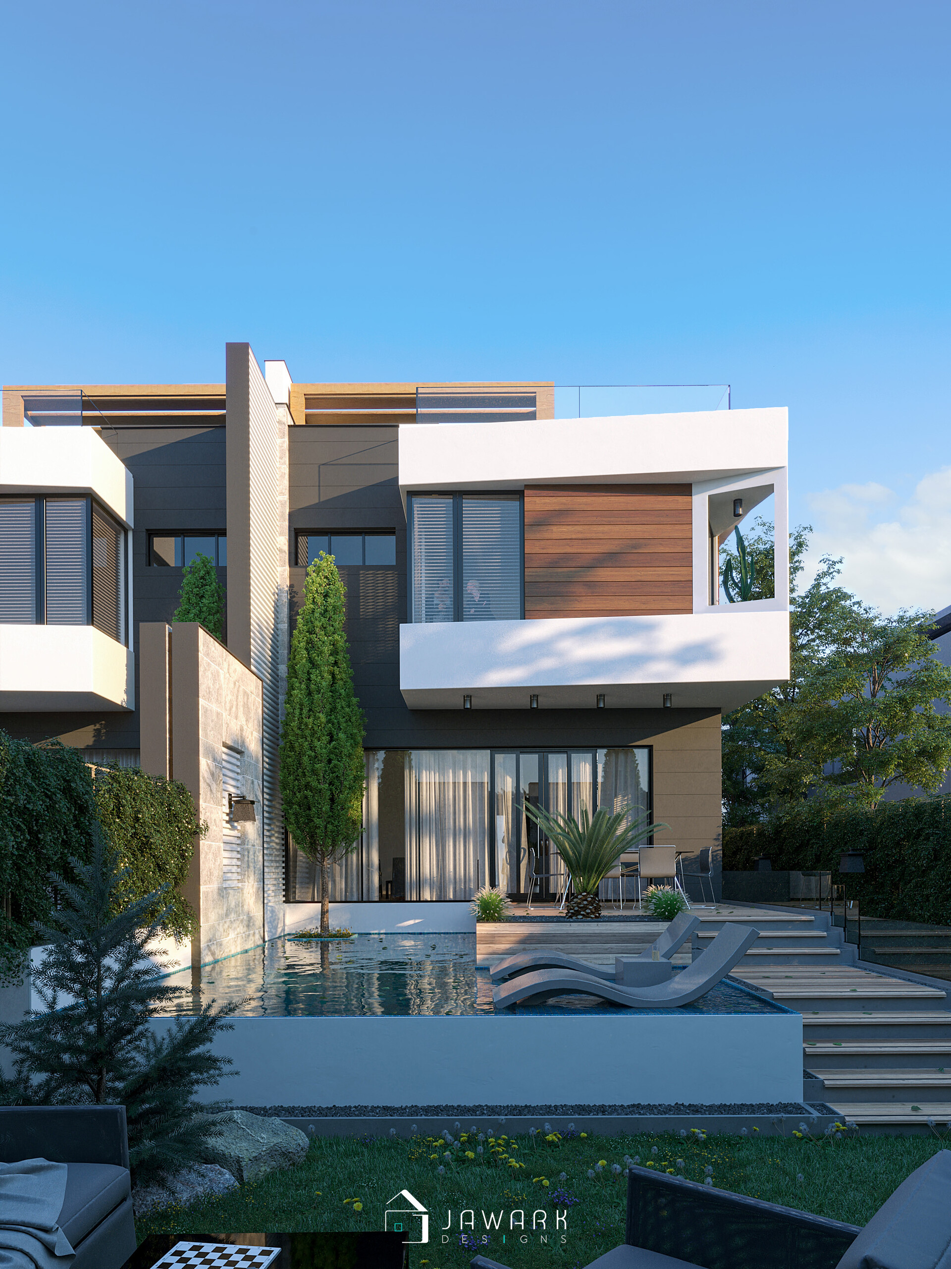 ArtStation - La Joie Pyramids Twin House