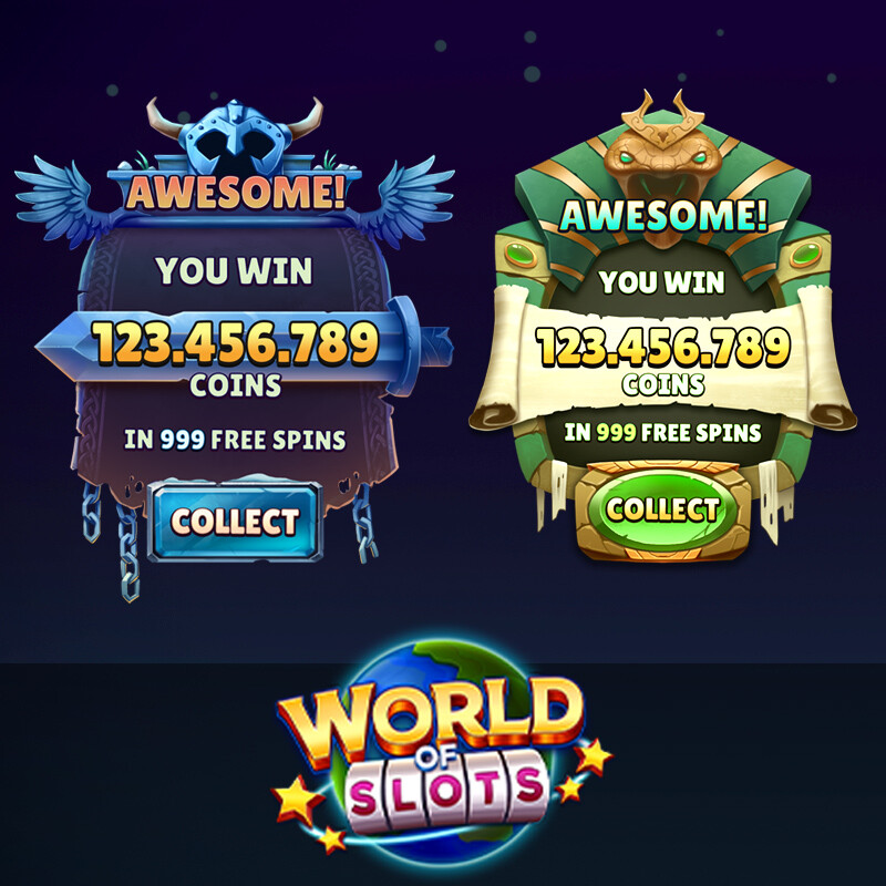ArtStation - World of Slots - Various Pop ups