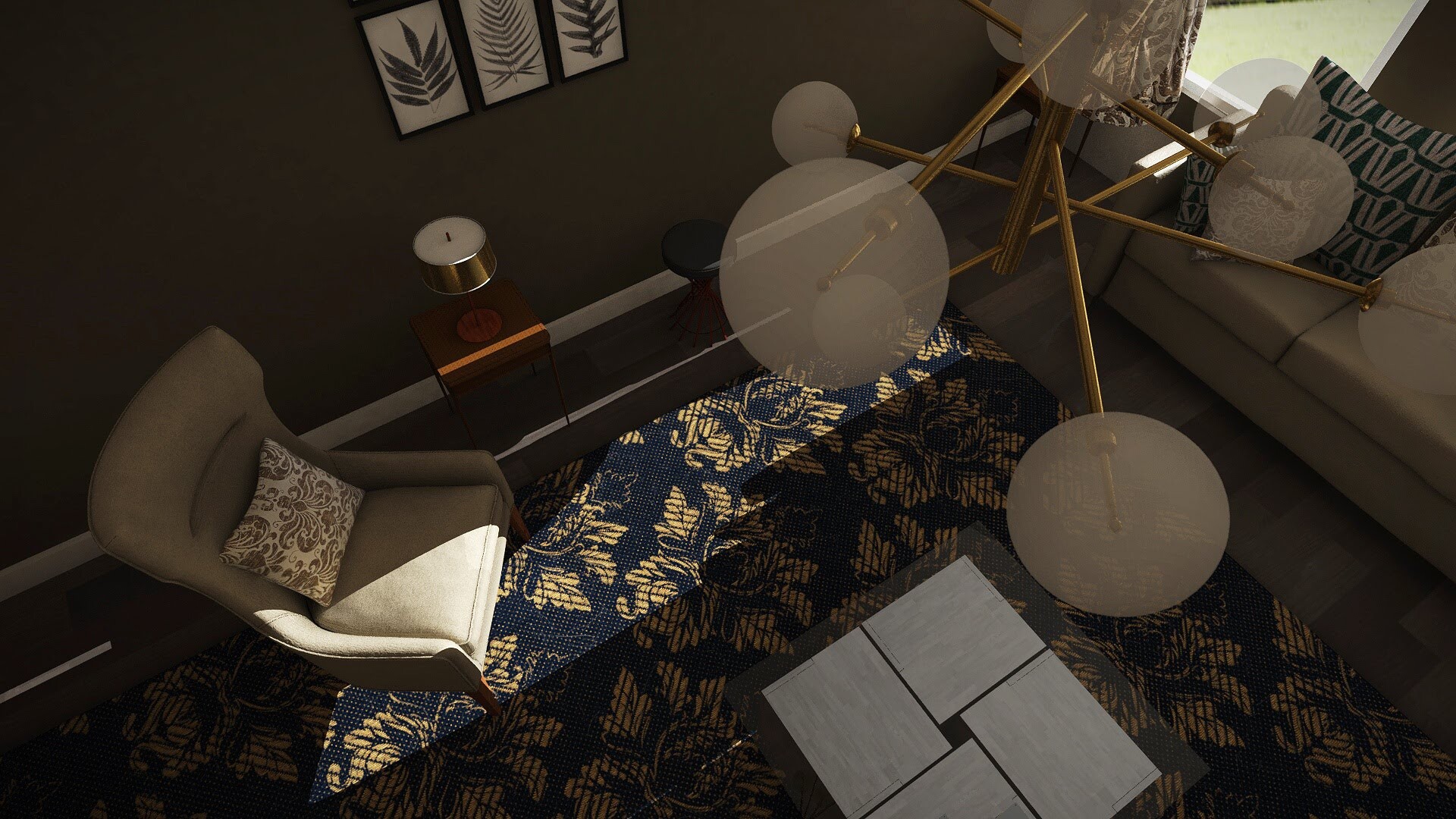 ArtStation - Drawing Room Interior render