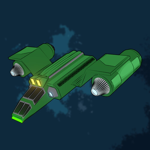 ArtStation - Comic SpaceShip