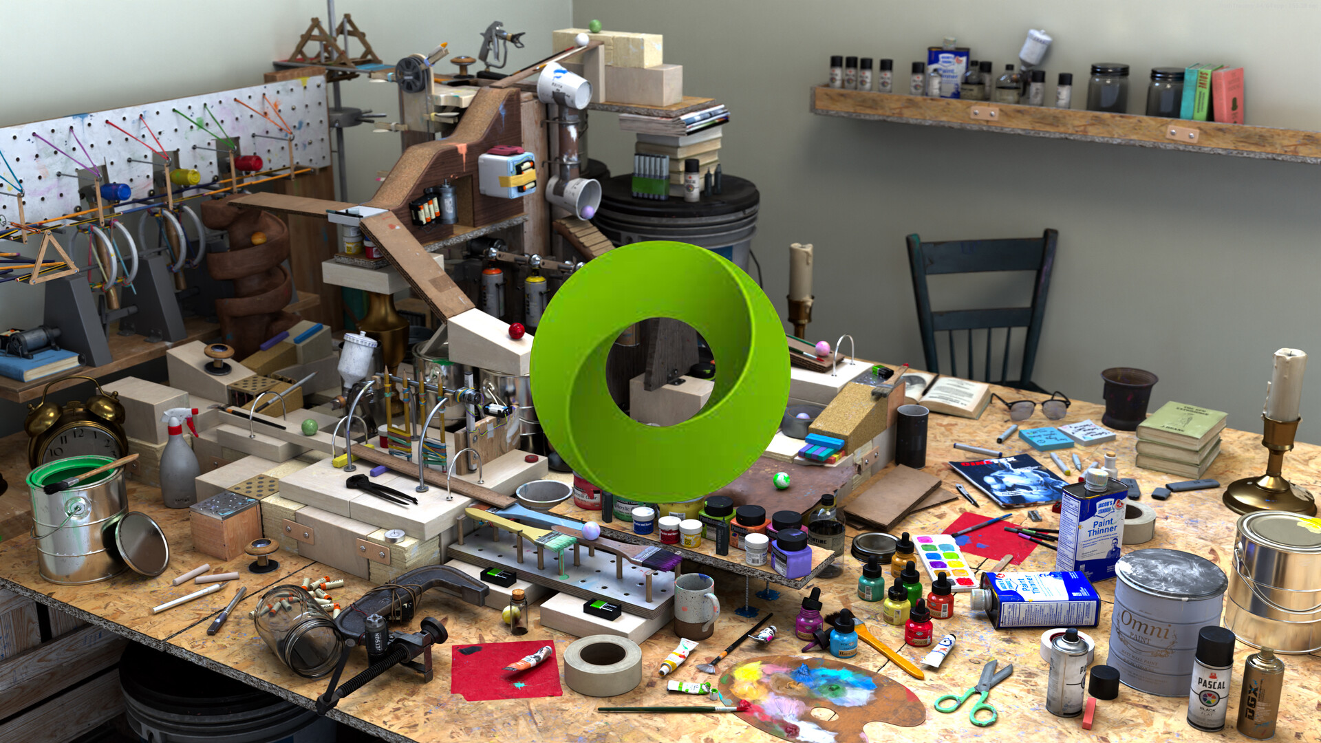 Doua Philippe Gue - Art Gallery _Create With Marbles : Omniverse NVIDIA