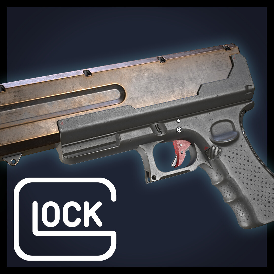 ArtStation - Futuristic Glock