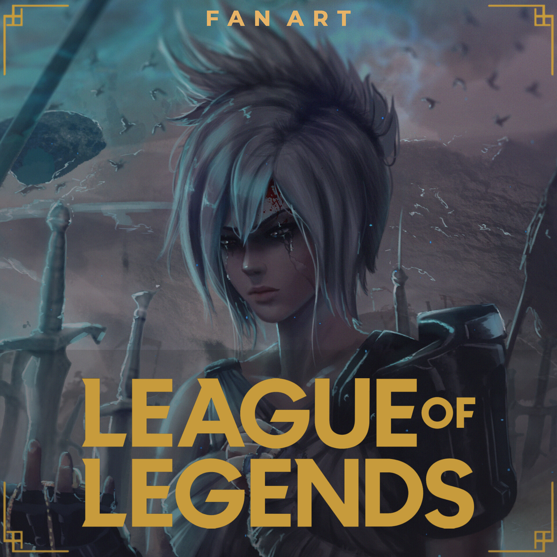 ArtStation - Riven (League of Legends) - Illustration