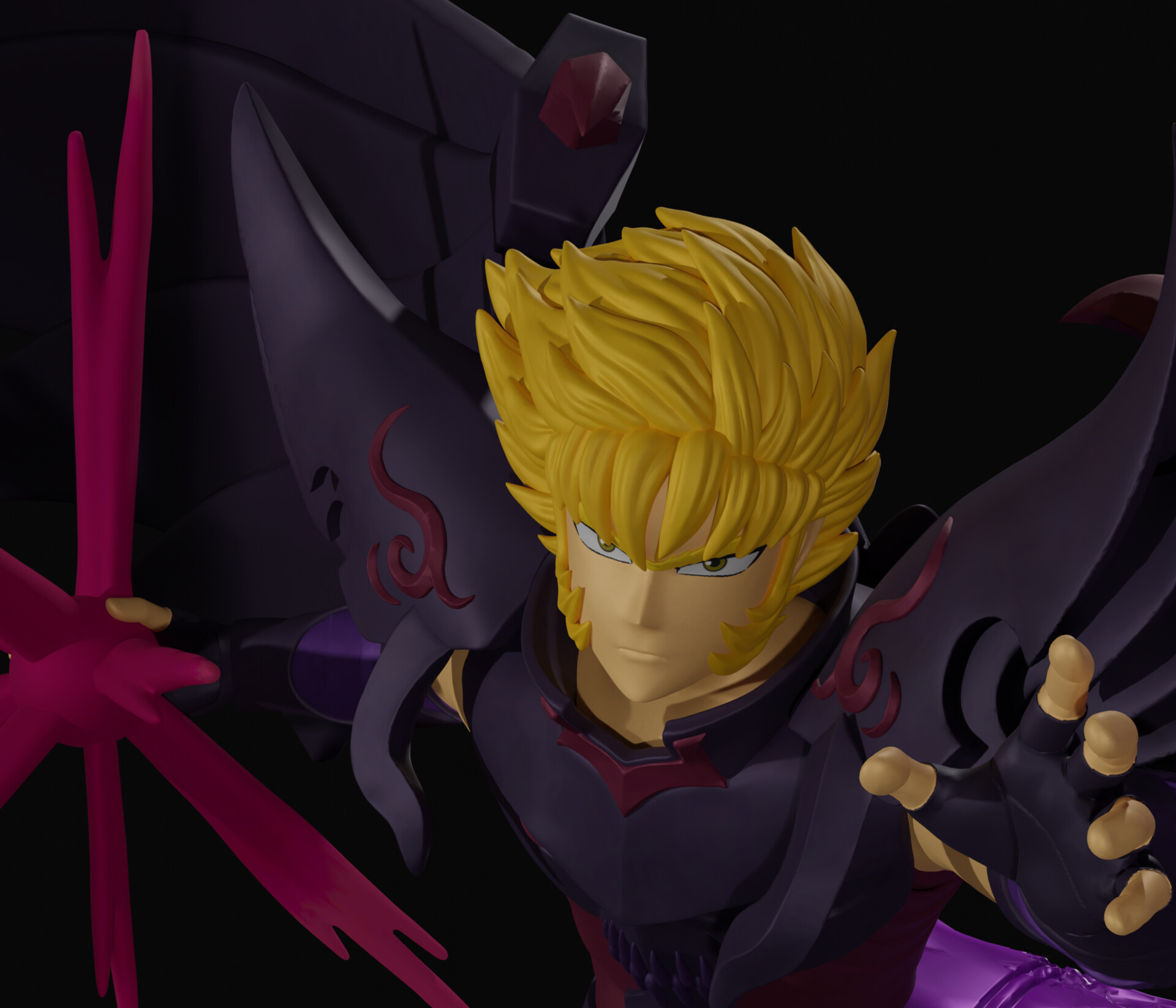 ArtStation - Rhadamanthys and the wyvern ( Saint Seiya) fan art