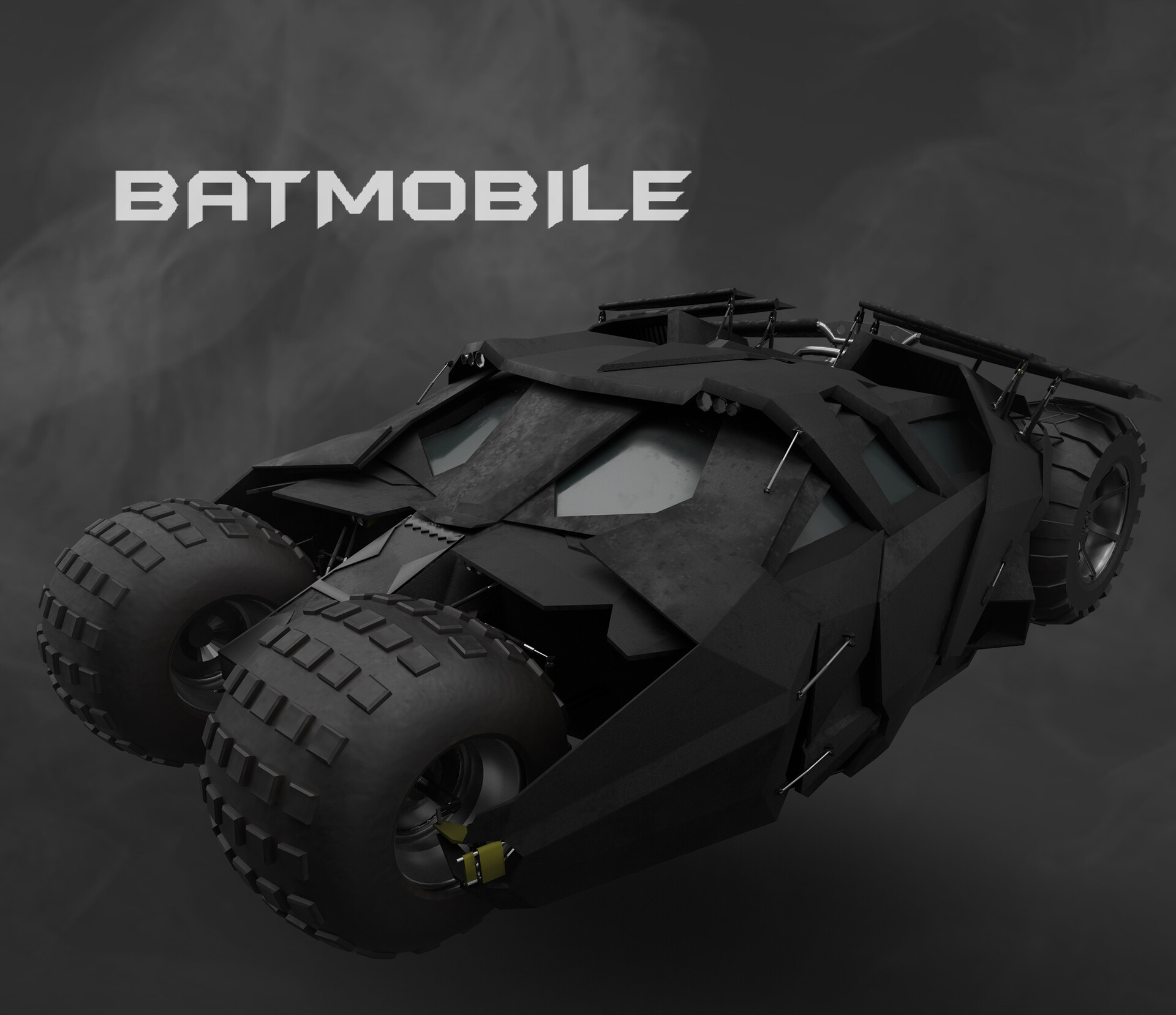 ArtStation - C.Nolan's Batmobile fanart