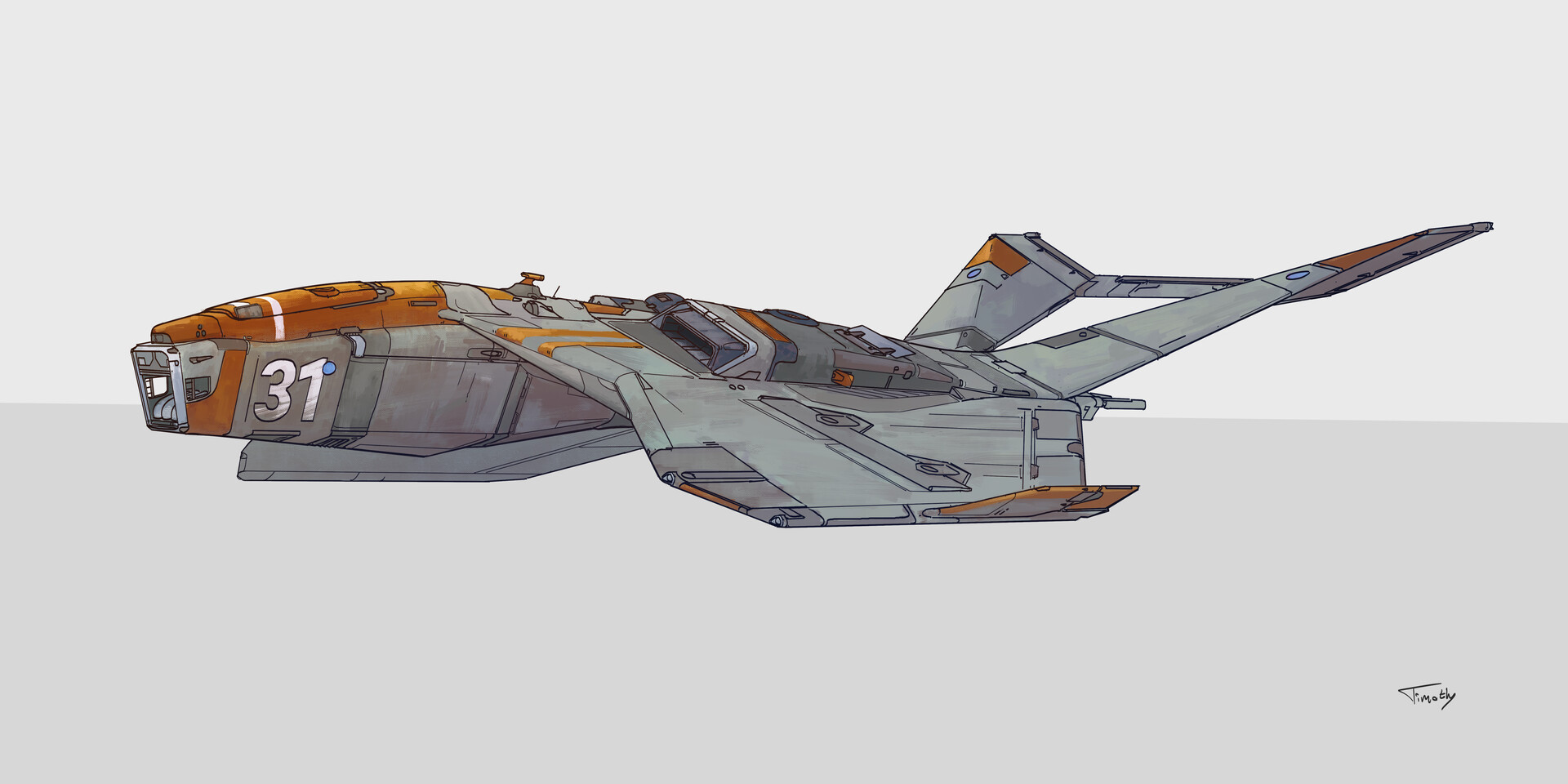 ArtStation - Ekranoplan Concept